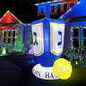 The Holiday Aisle® 6FT Hanukkah Decorations Dreidel Inflatable With ...