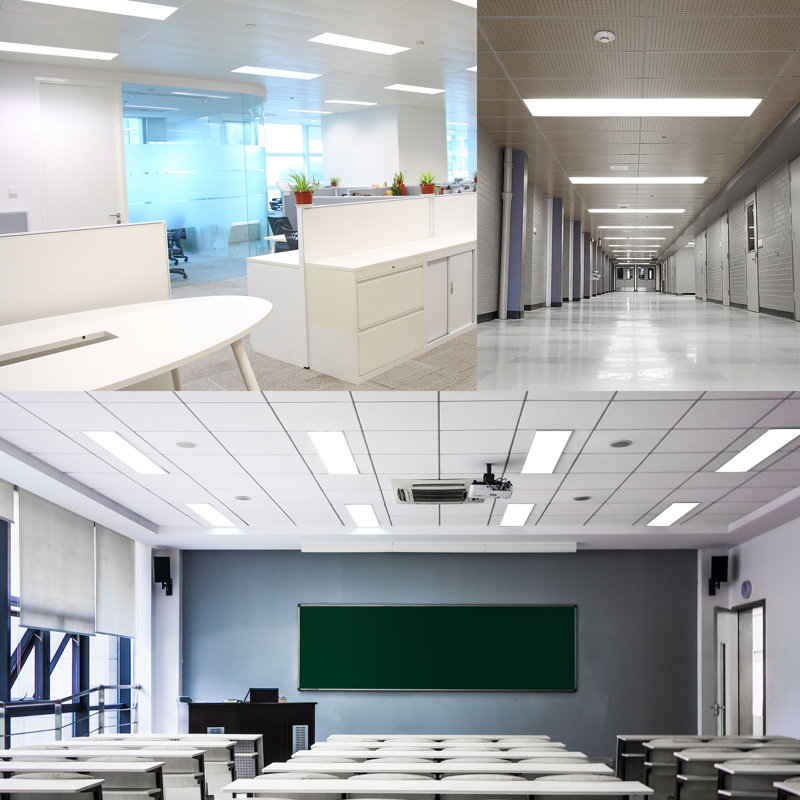 Luxrite 4' x 1' Selectable CCT Dimmable LED Flat Panel Light | Wayfair