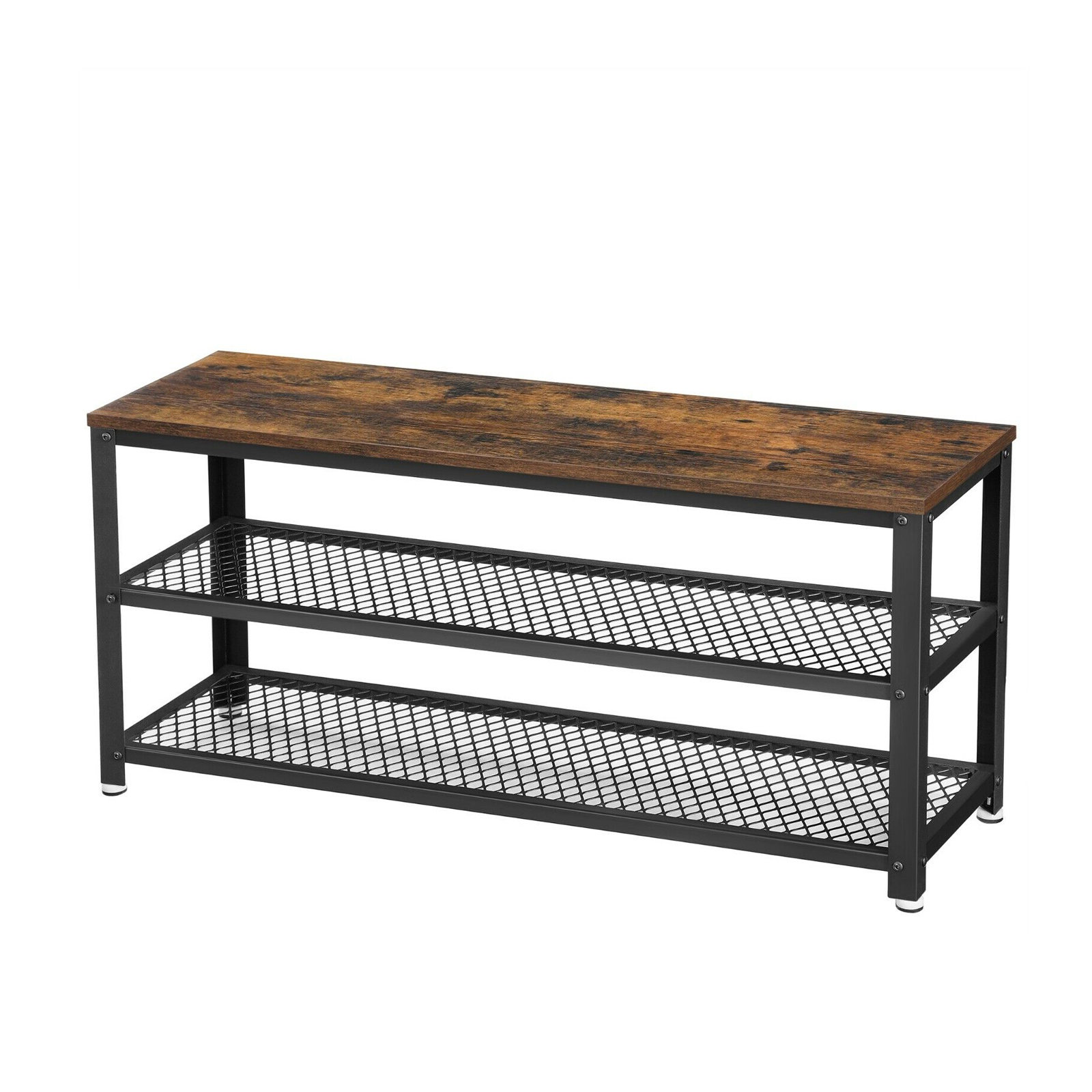 17 Stories Rafet Metal Shoe Storage Bench | Wayfair
