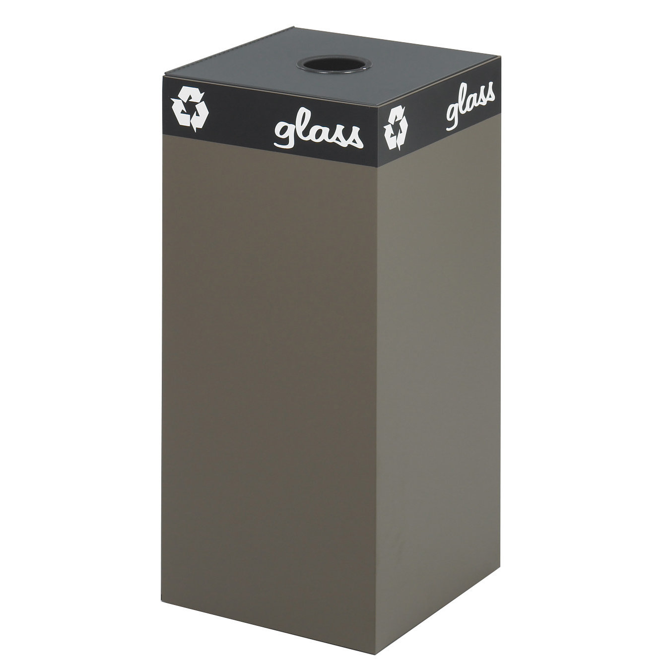 Safco Products Company Public Square® 31 Gallon Recycling Bin | Wayfair