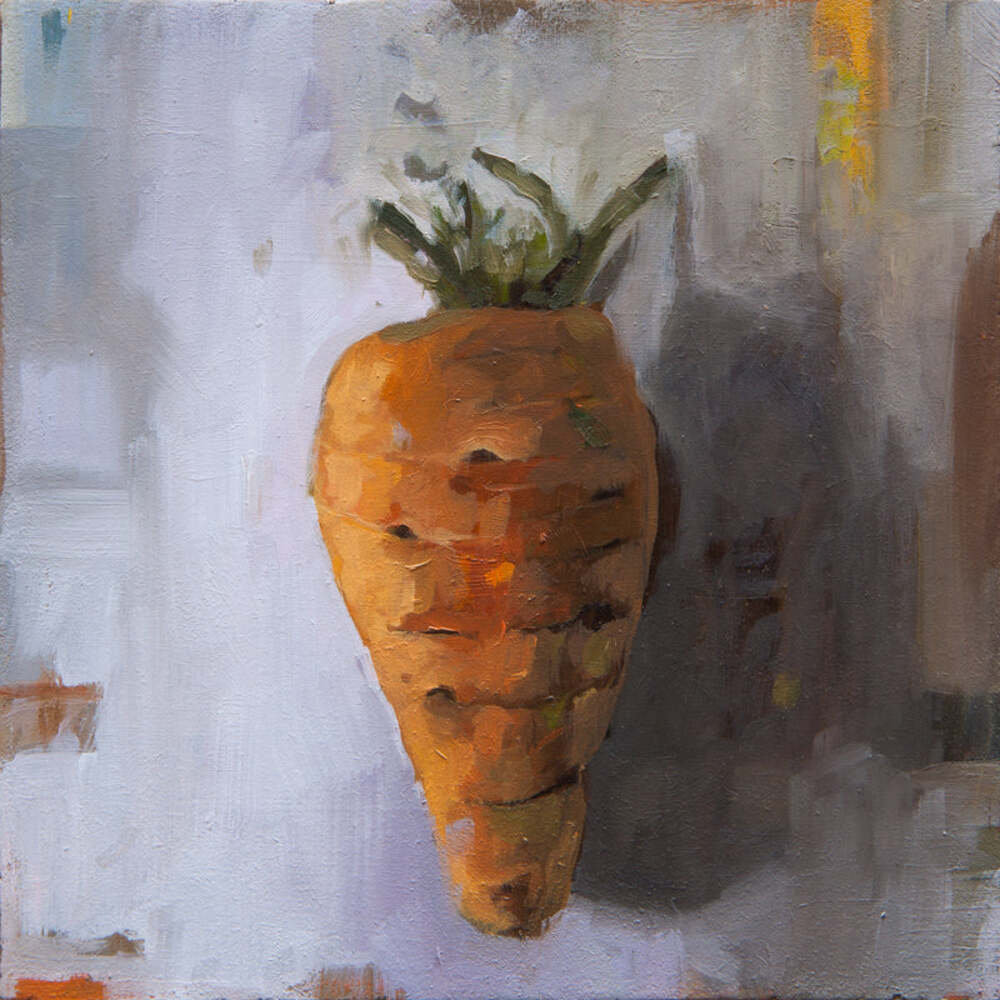Robert Allen Carrot by Maria Isabel Lopez - Unframed Painting on MDF ...
