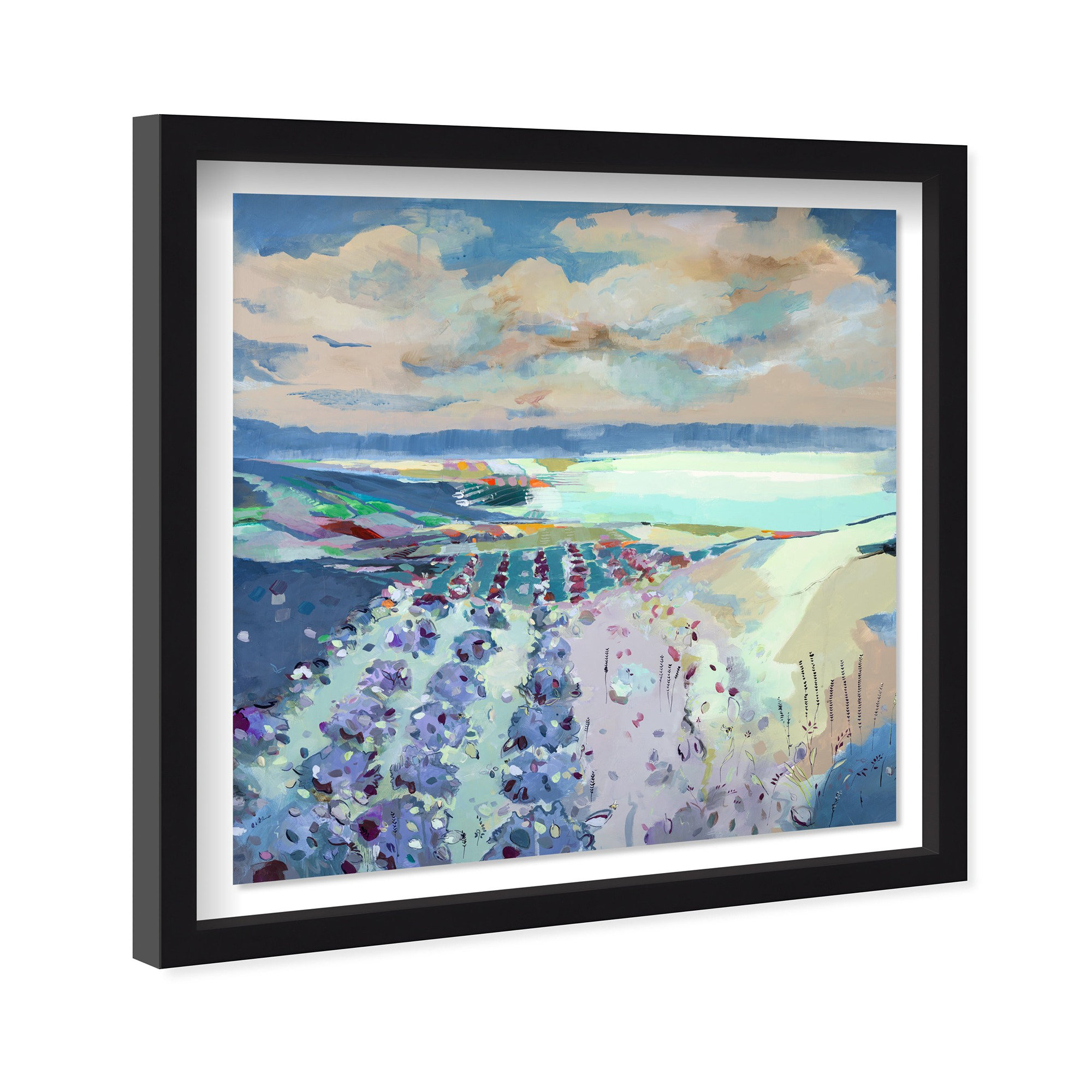 Oliver Gal Michaela Nessim - Bumblebees and Lavender Floral & Botanical ...