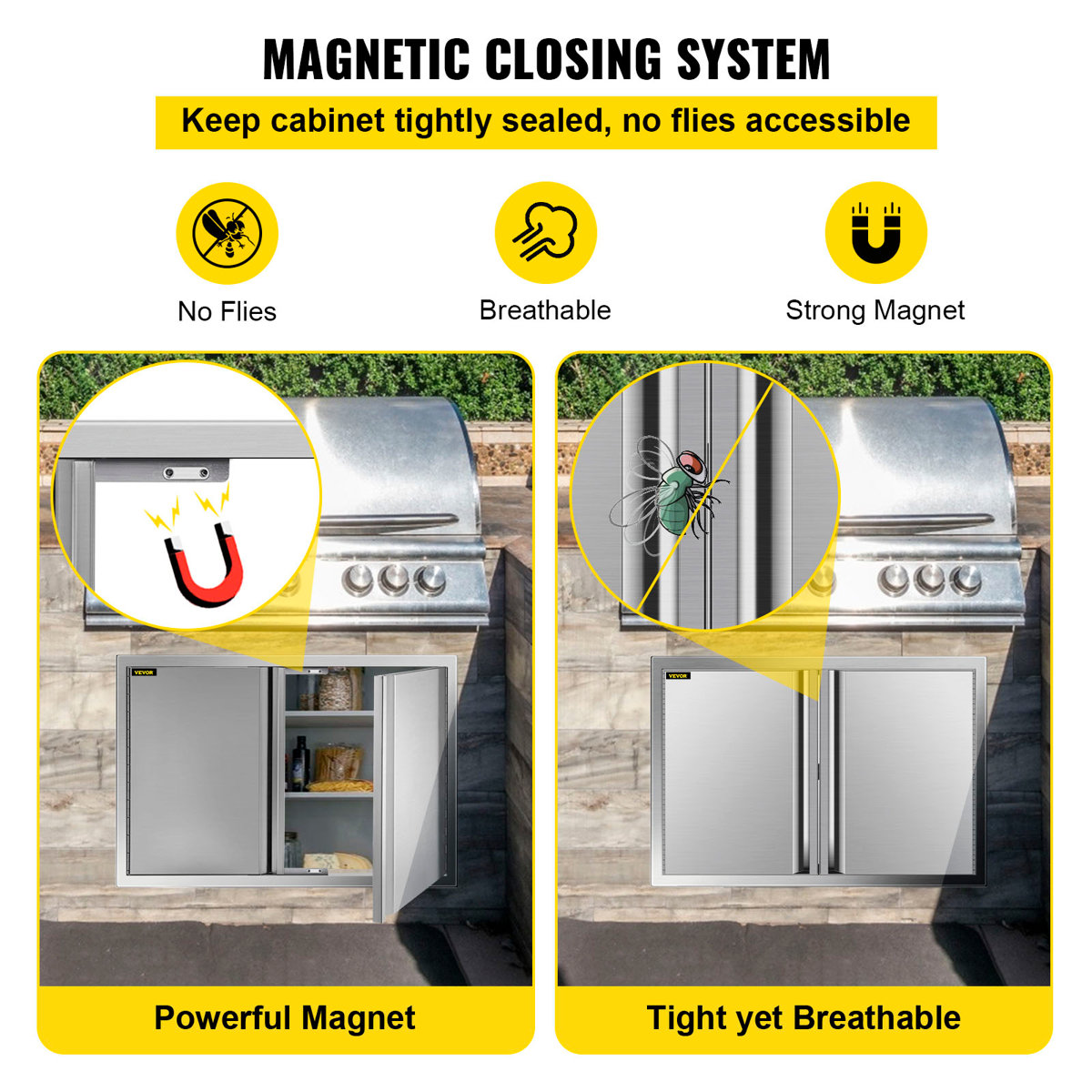 VEVOR 31" Stainless Steel Drop-In Access Doors & Reviews | Wayfair