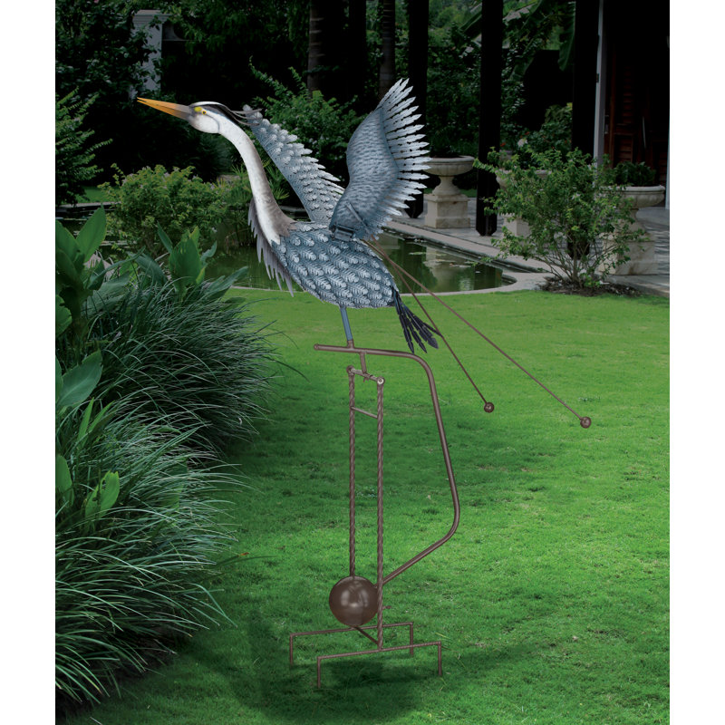 Beachcrest Home™ Waymon Rocker Heron Garden Stake & Reviews | Wayfair