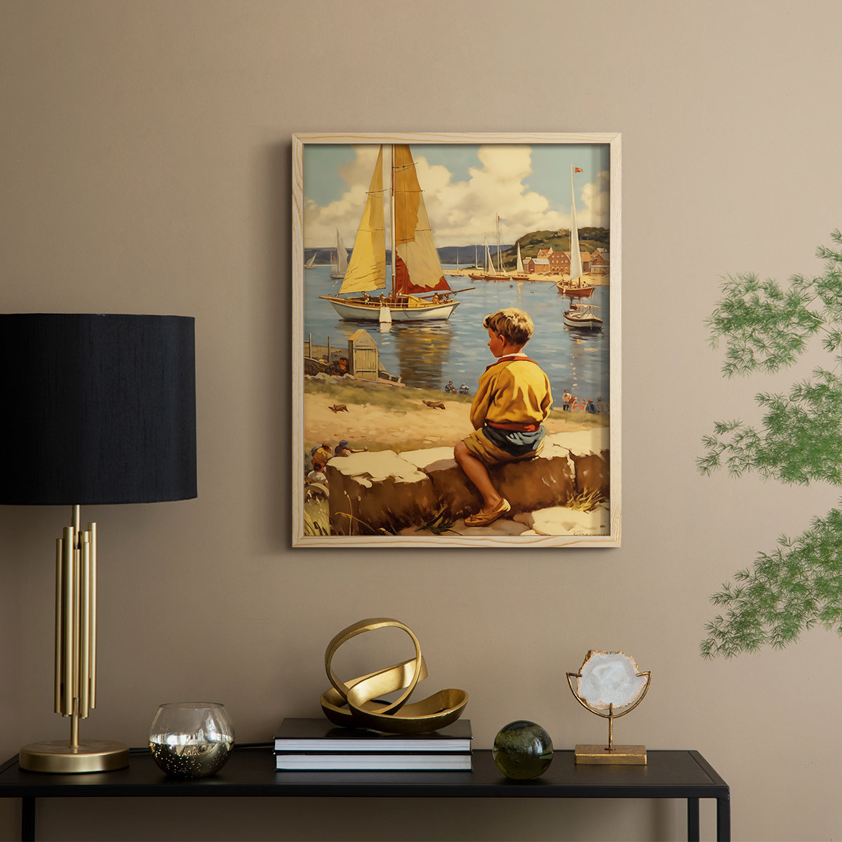 Lark Manor™ NAUTICAL Series DCIII Framed Print - Solid Wood | Wayfair