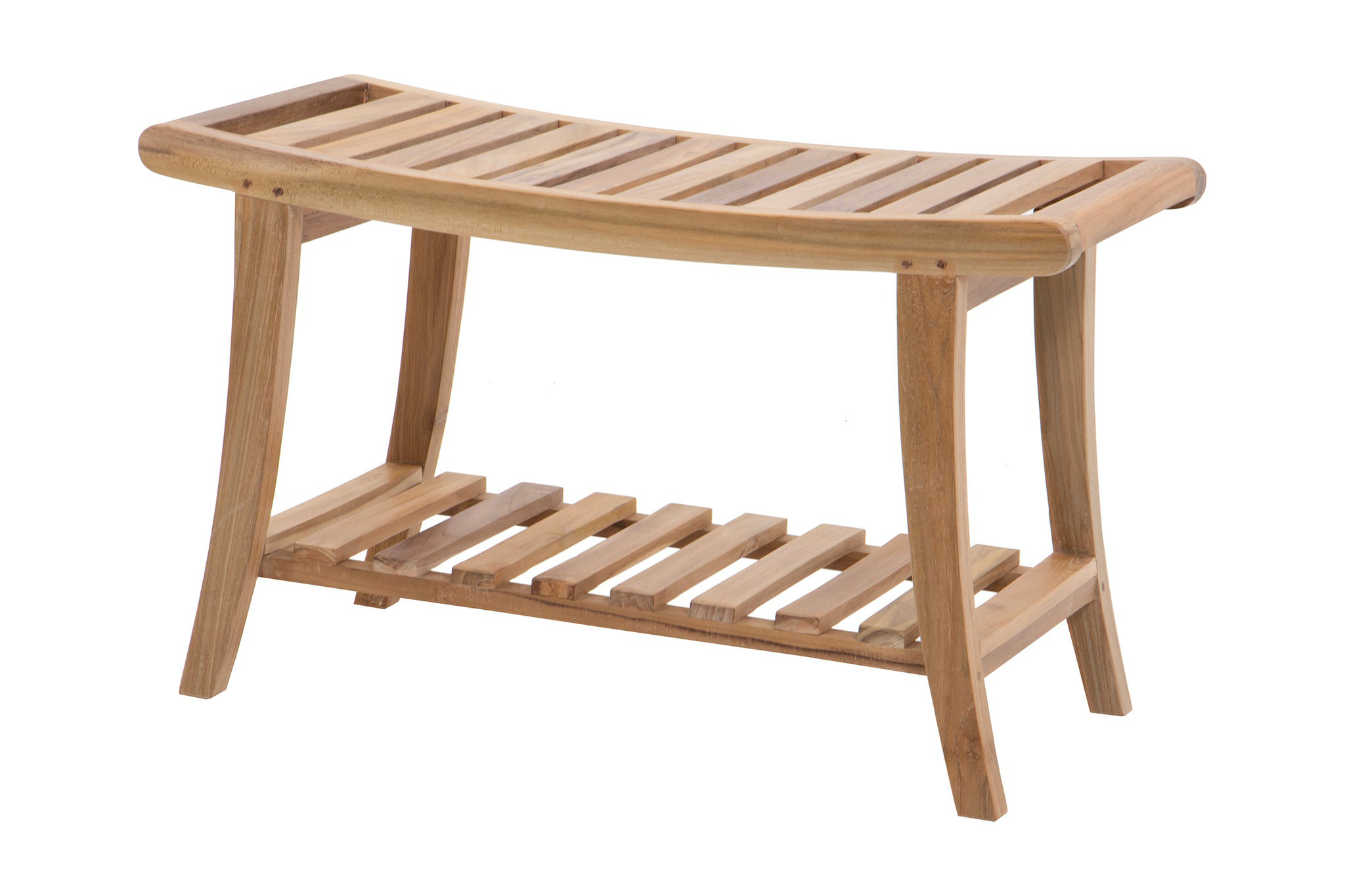 Wildon Home® Azusa 13.75"x30" Teak Large Curved Shower Stool - Wayfair ...