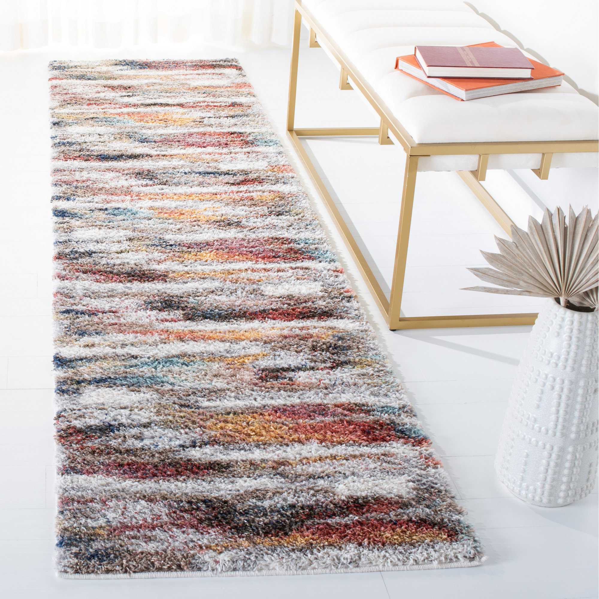 Ebern Designs Araxi Performance Abstract Rug & Reviews | Wayfair