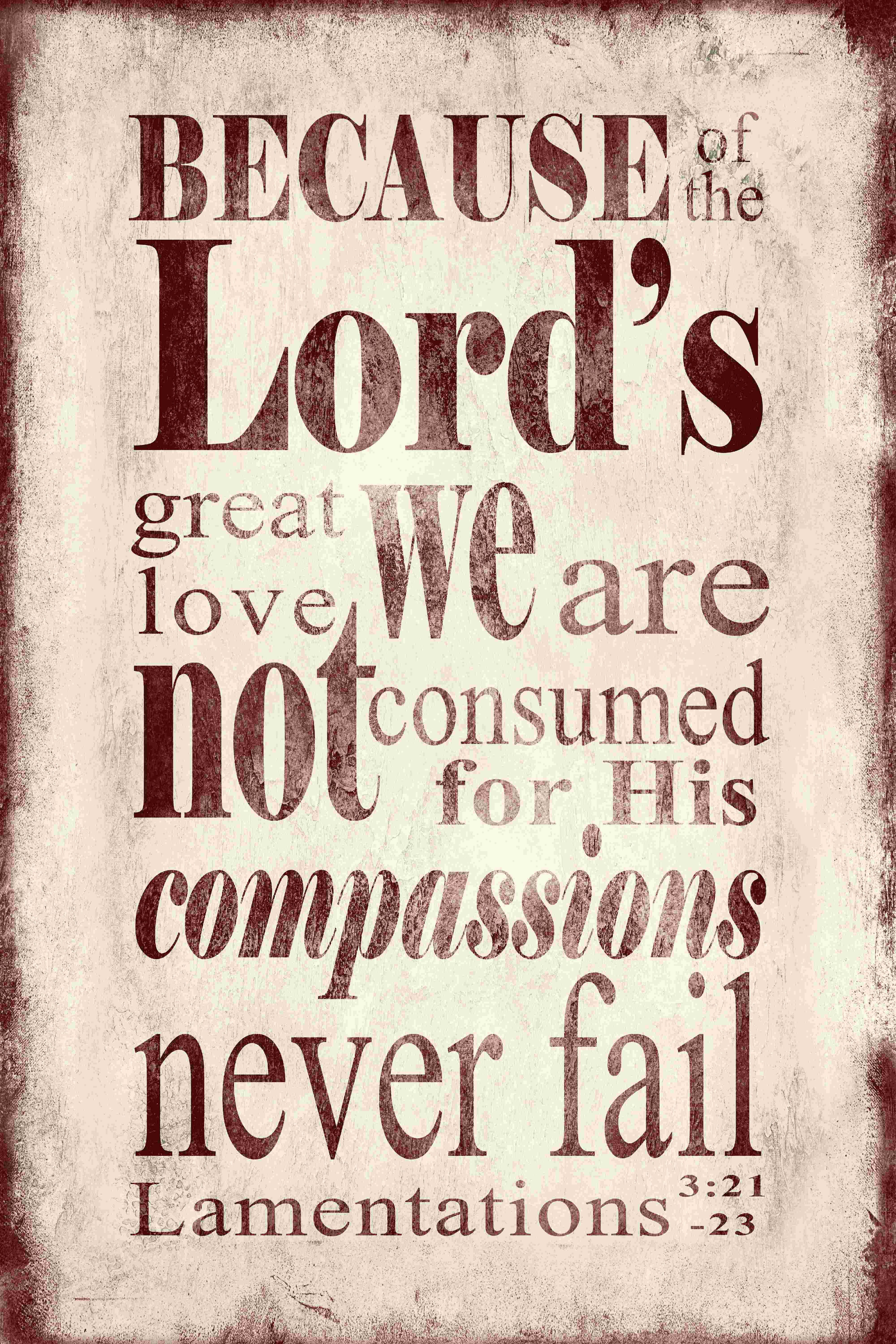 Trinx Lord Compassion - Wrapped Canvas Print | Wayfair