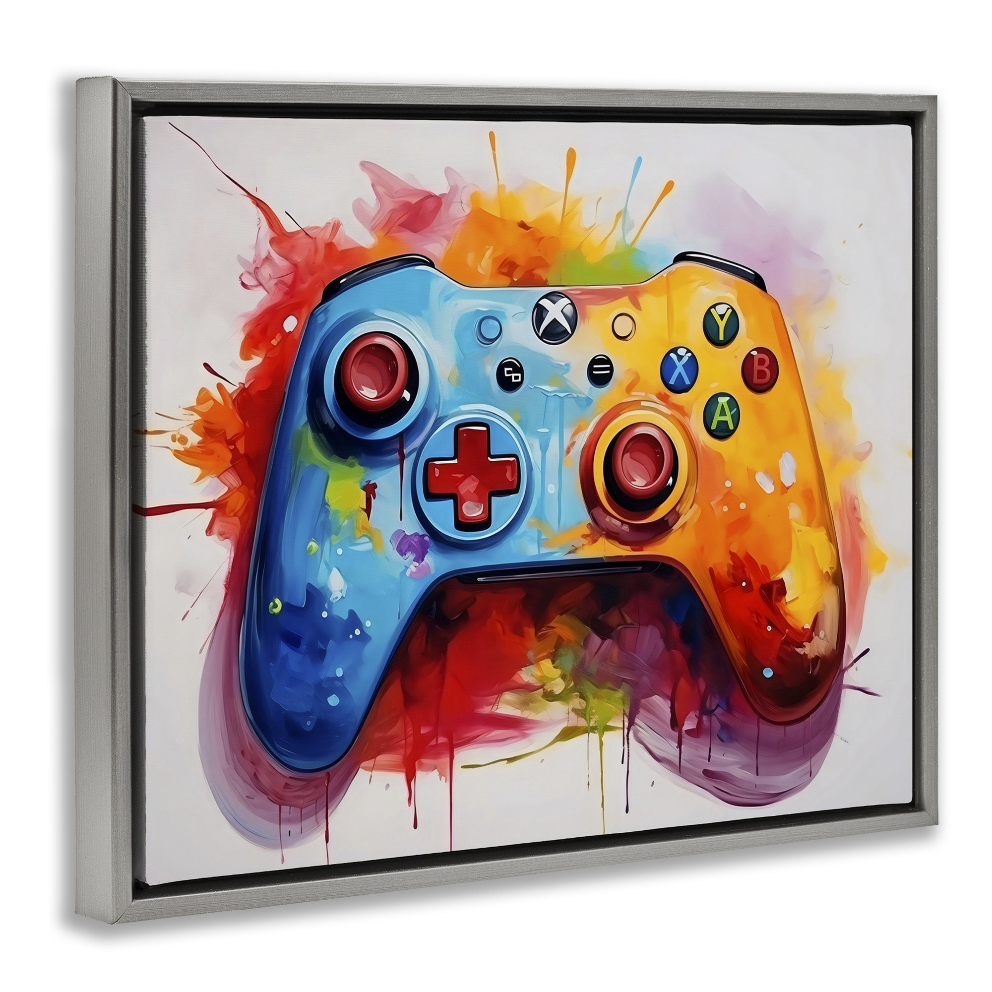 Hokku Designs Video Game Controller Floating Frame, design by Creative ...