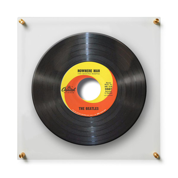 Wexel Art Record Album Frame With 12X12" Square Acrylic Mat (For Sleeve ...