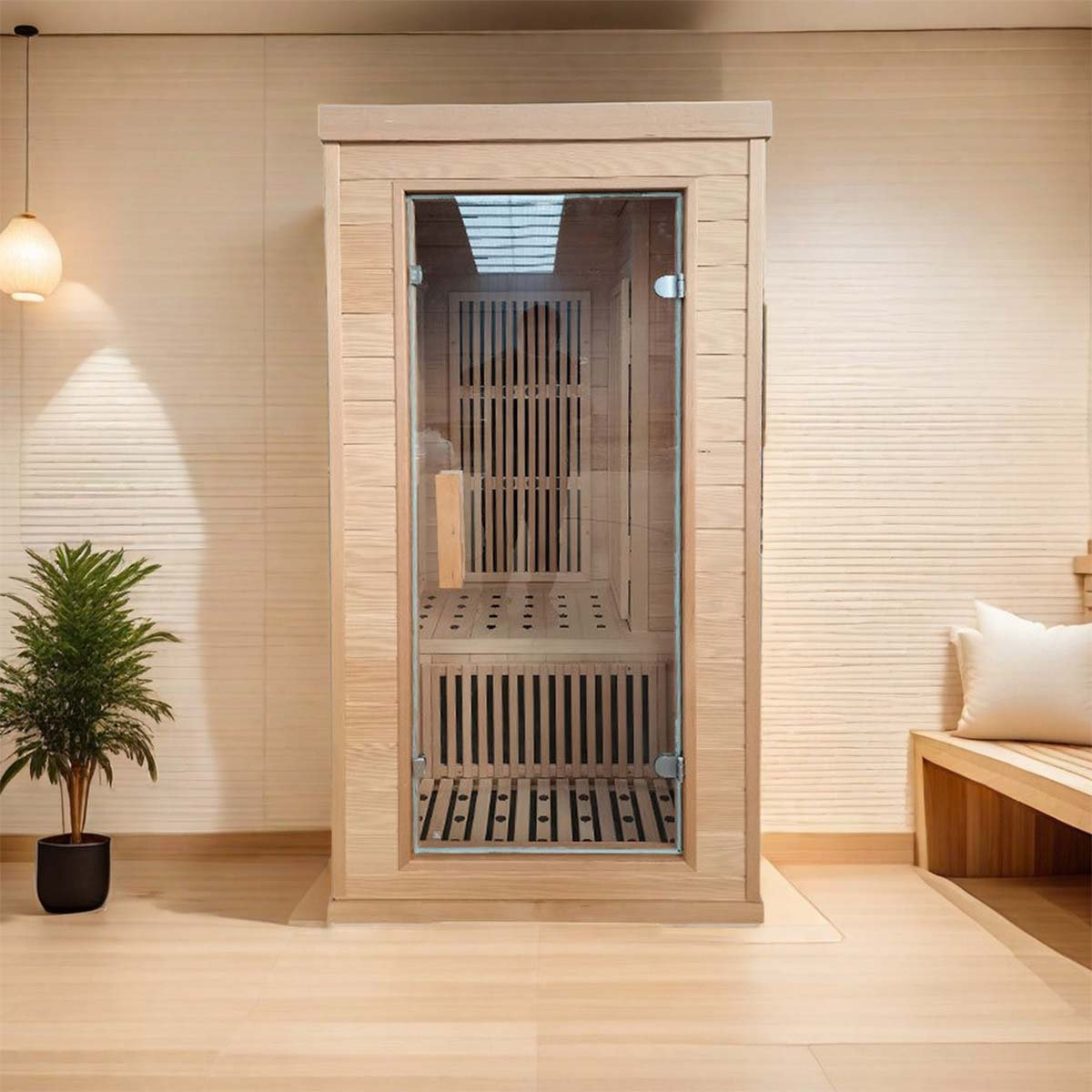 Hart Enjoy Life Solid Wood Single Sauna Room Sauna | Wayfair