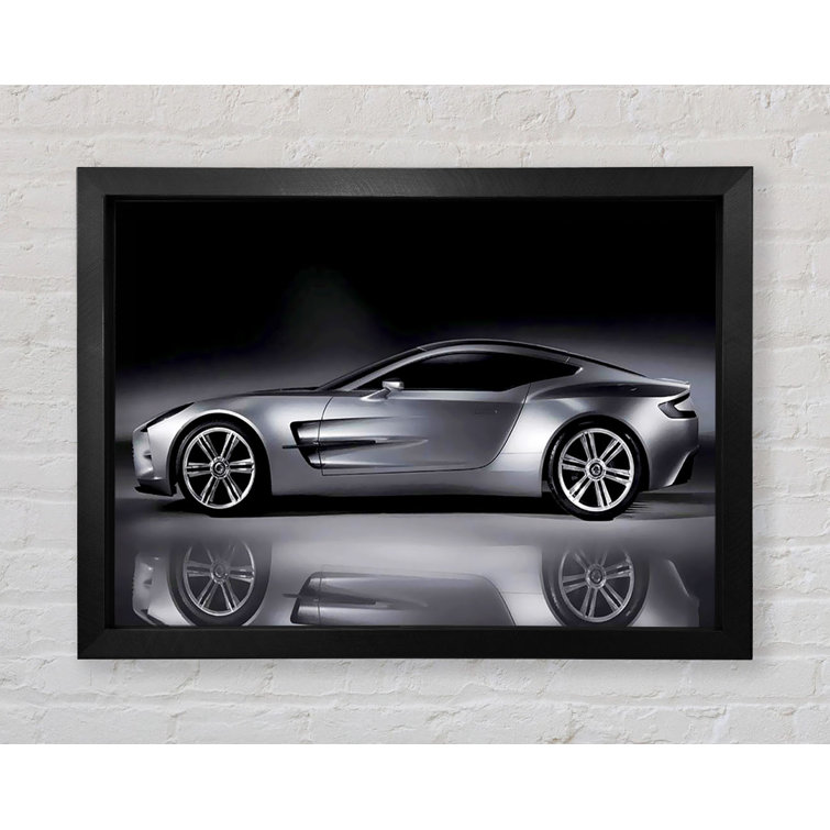 Ebern Designs Aston Martin DB9 Silver Side Profile - Single Picture ...