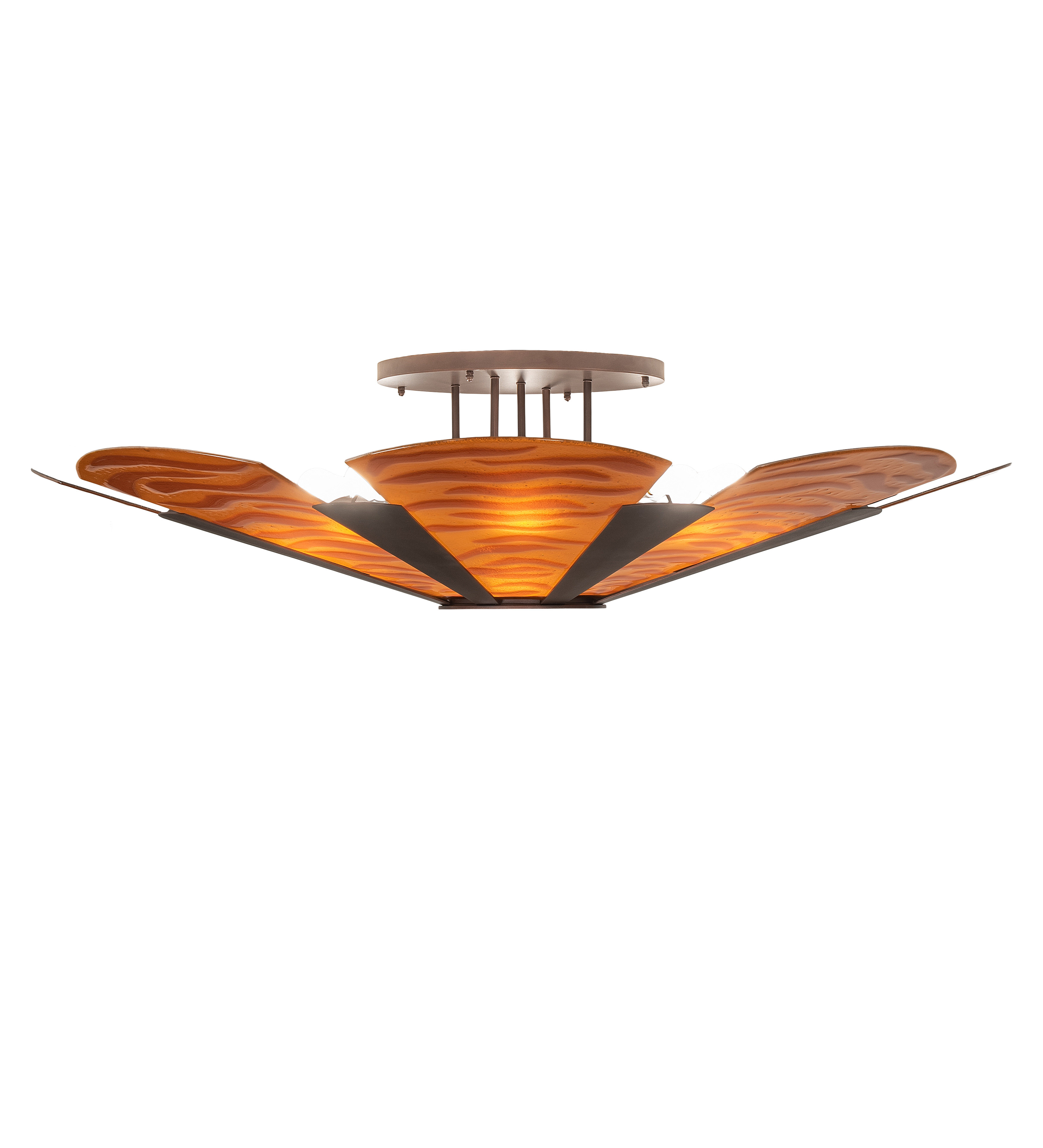 Meyda Lighting Metro Fusion Elite 6-Light 60" Semi Flush Mount | Perigold
