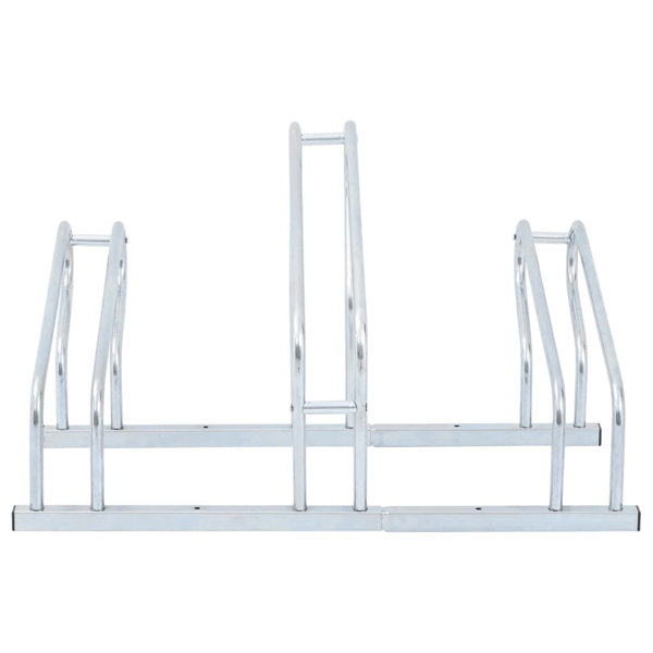 Arlmont & Co. Talan Galvanized Steel Bike Rack | Wayfair