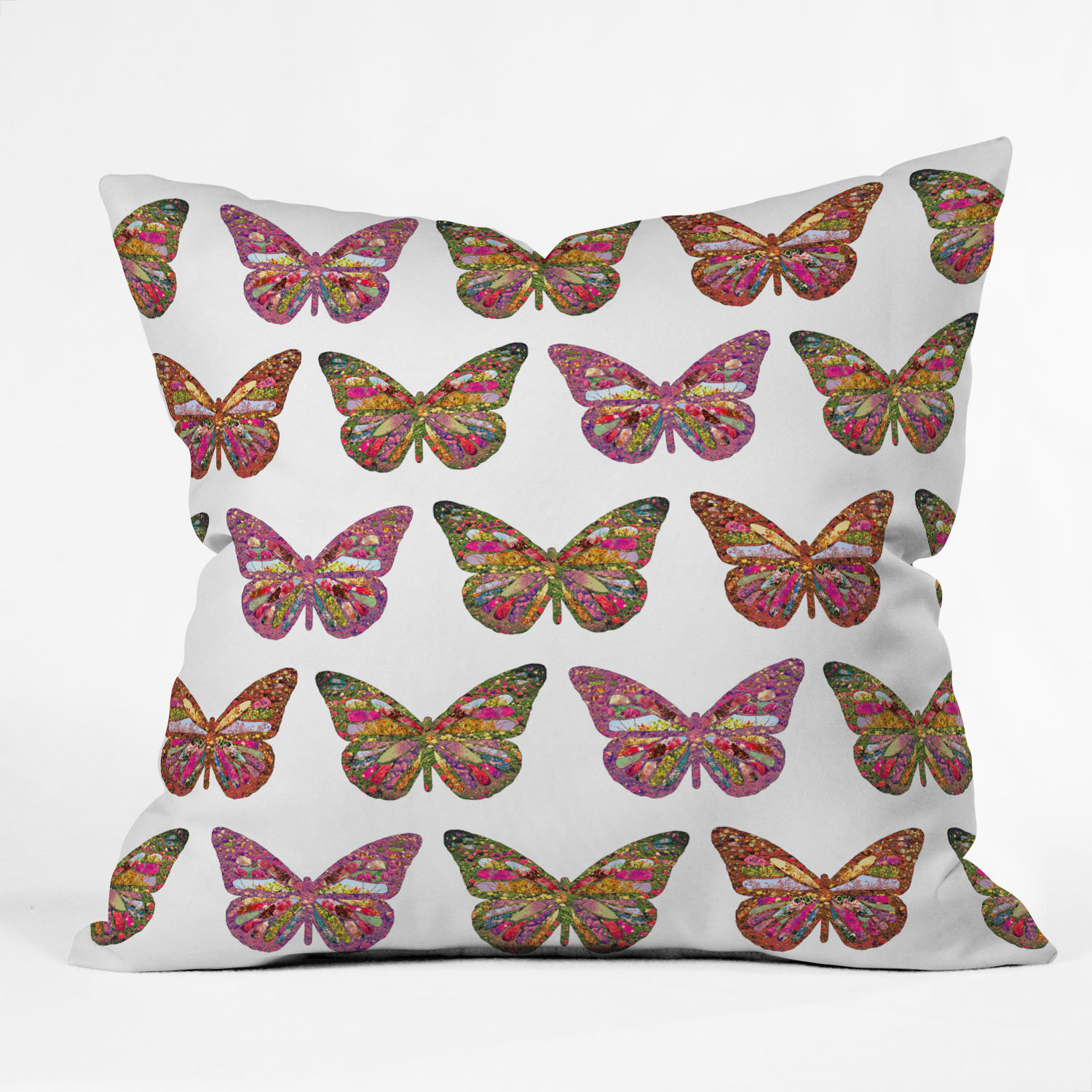 Deny Designs Butterflies Fly Throw Pillow | Wayfair