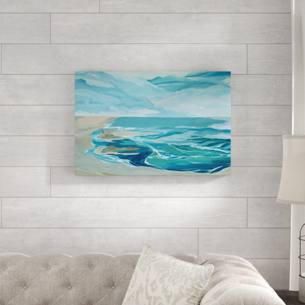 Chelsea Art Studio Fine Beach I by Barclay Butera - Wrapped Canvas ...