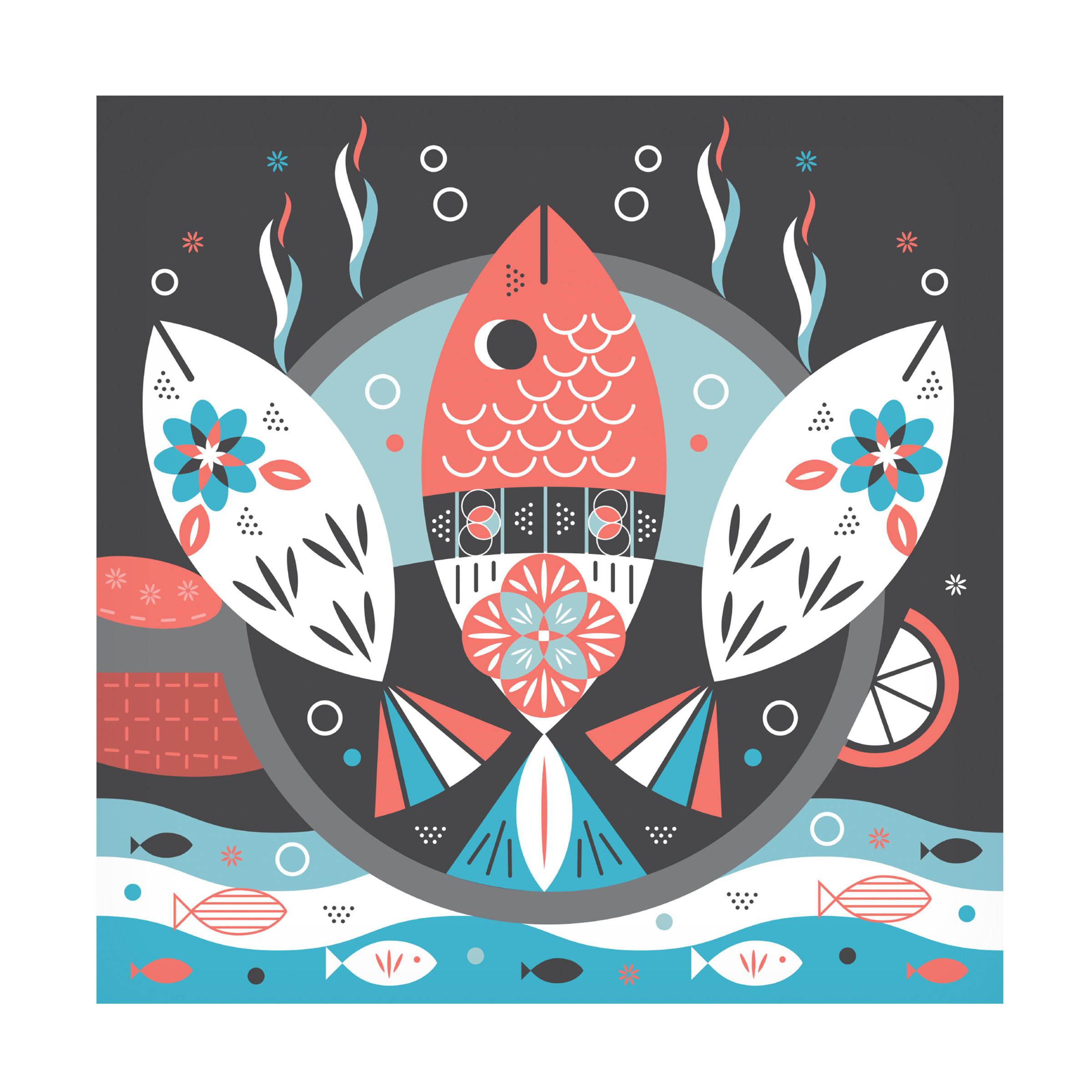 Highland Dunes Melissa Maxwell 'Fish Fry' Canvas Art - Wayfair Canada