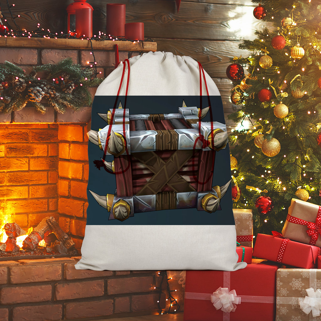 East Urban Home Vicious War Raptor Crate Sublimation Santa Sack | Wayfair