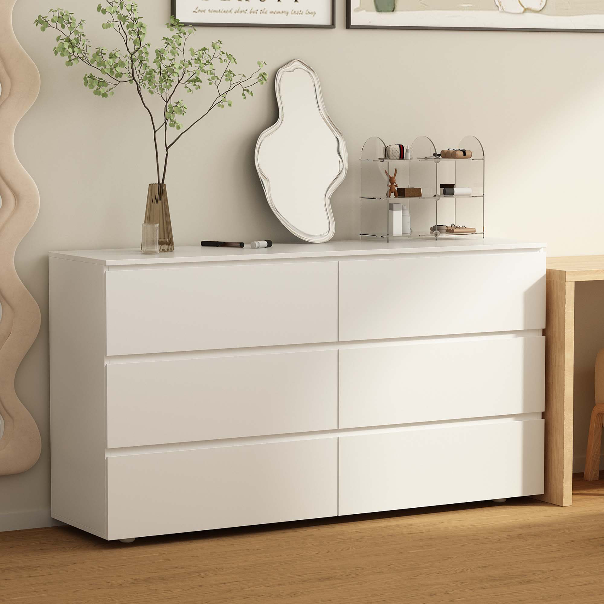 Wade Logan Anastasiya Modern 6 - Drawer Dresser & Reviews - Wayfair Canada