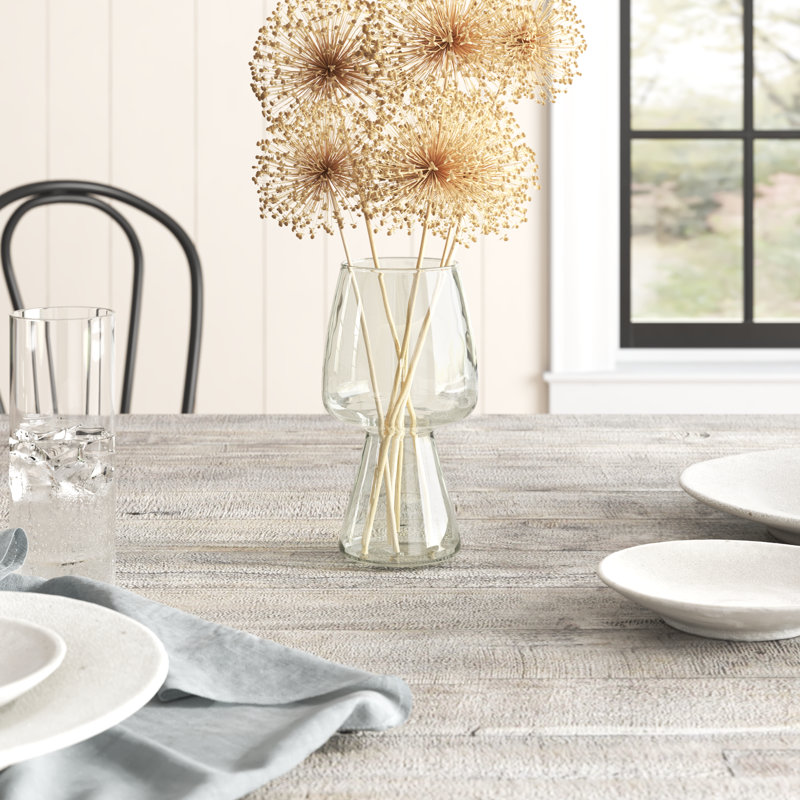 Birch Lane™ Cotton Clear 7.5" Glass Table Vase | Wayfair
