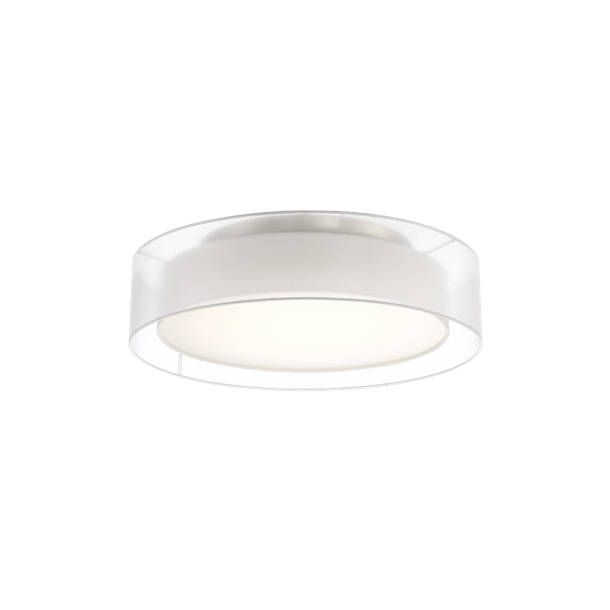 Modern Forms Metropolis 1 - Light Brushed Nickel LED Single Pendant ...