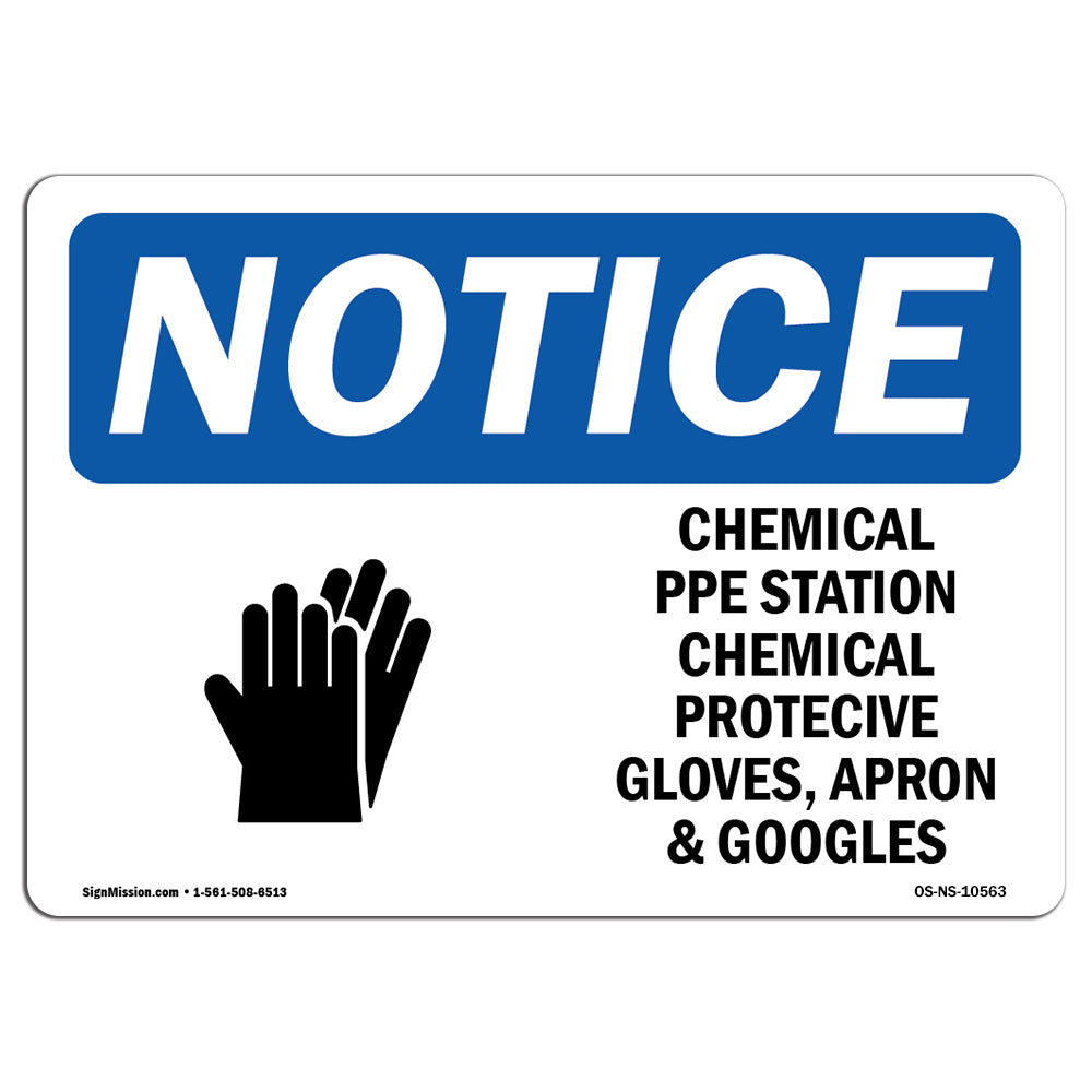 SignMission Chemical PPE Station Chemical Sign | Wayfair