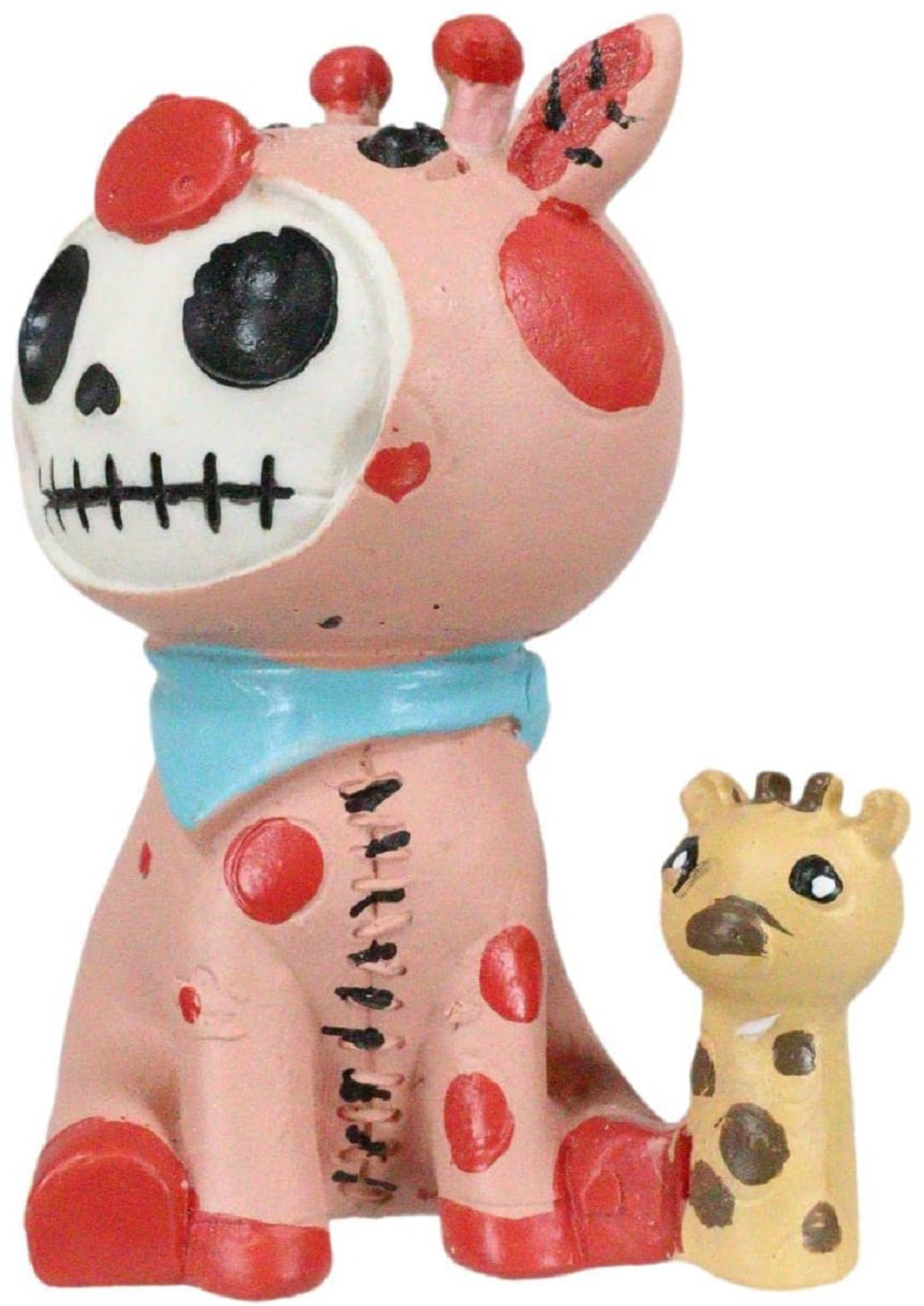 Trinx Furry Bones Pink Polkadot Giraffe Decorative Figurine 3" Tall ...