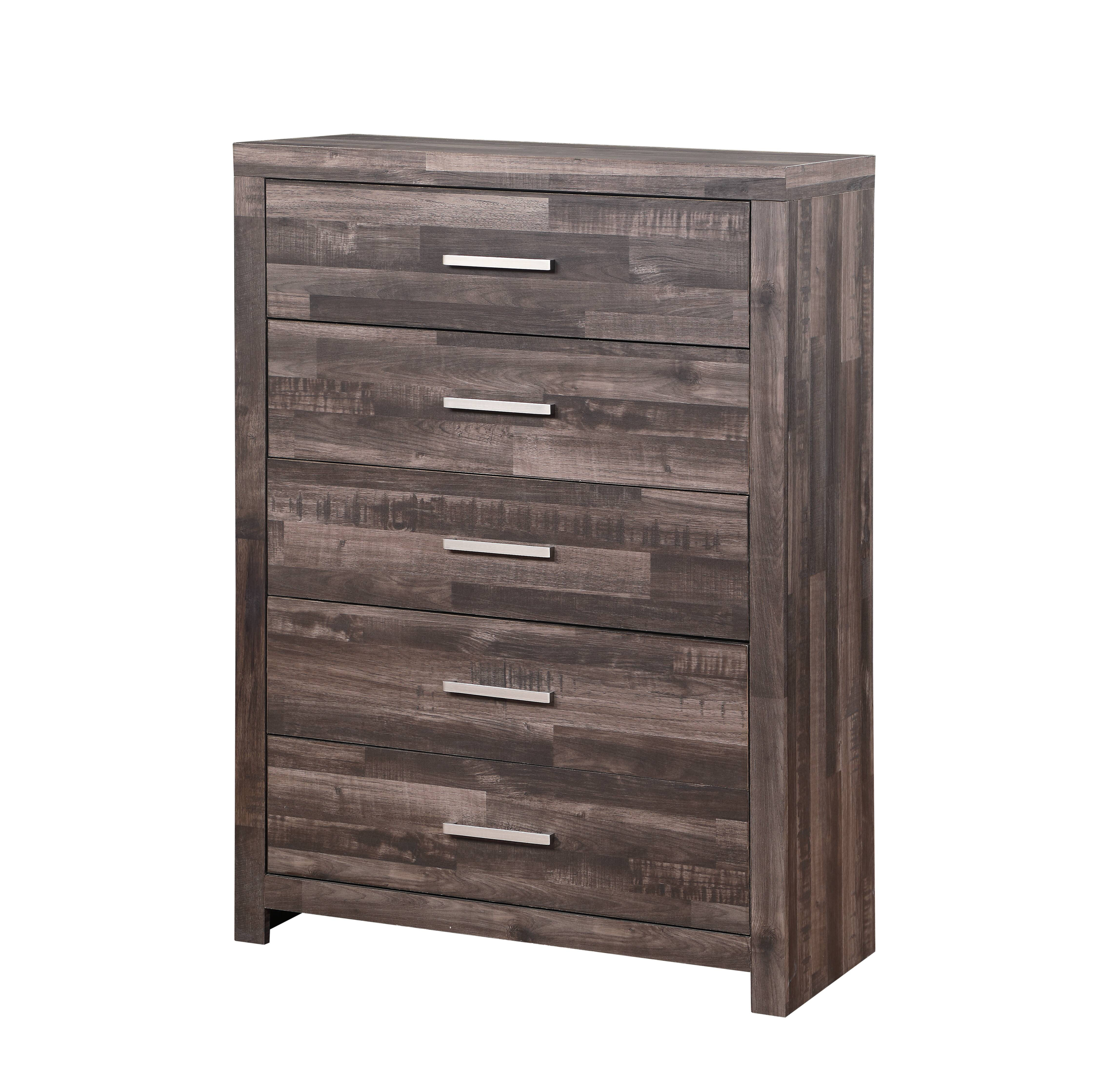 Millwood Pines Dark Cherry Finish Chest | Wayfair