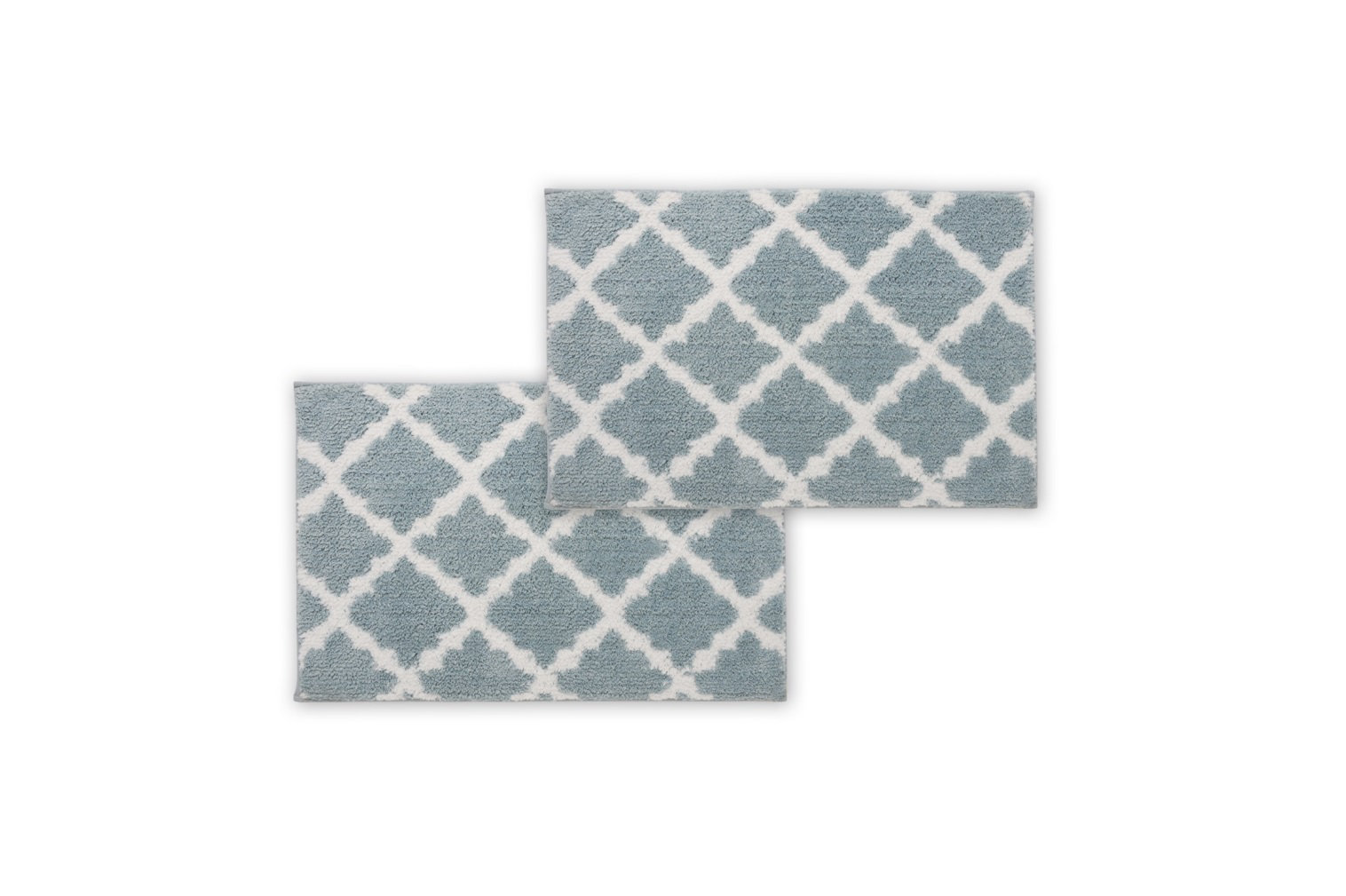 Bibb Home 1-2 Pack Trellis Micro Shag Bath Rugs & Reviews | Wayfair