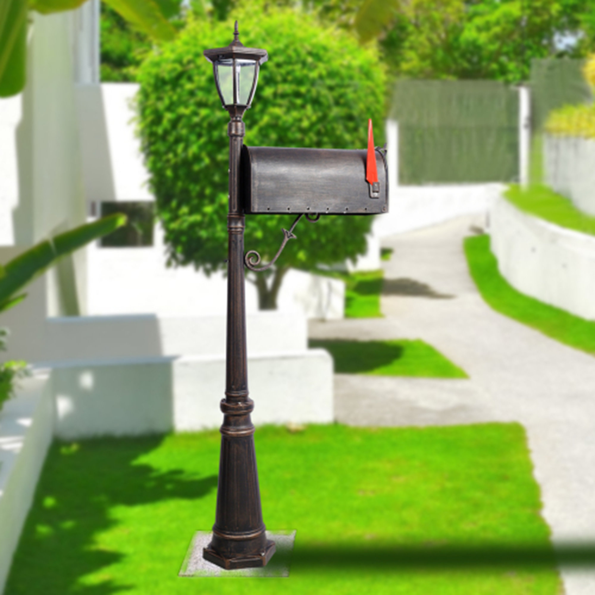 DAMALU Mailbox/Post Light Combination Kit - Wayfair Canada