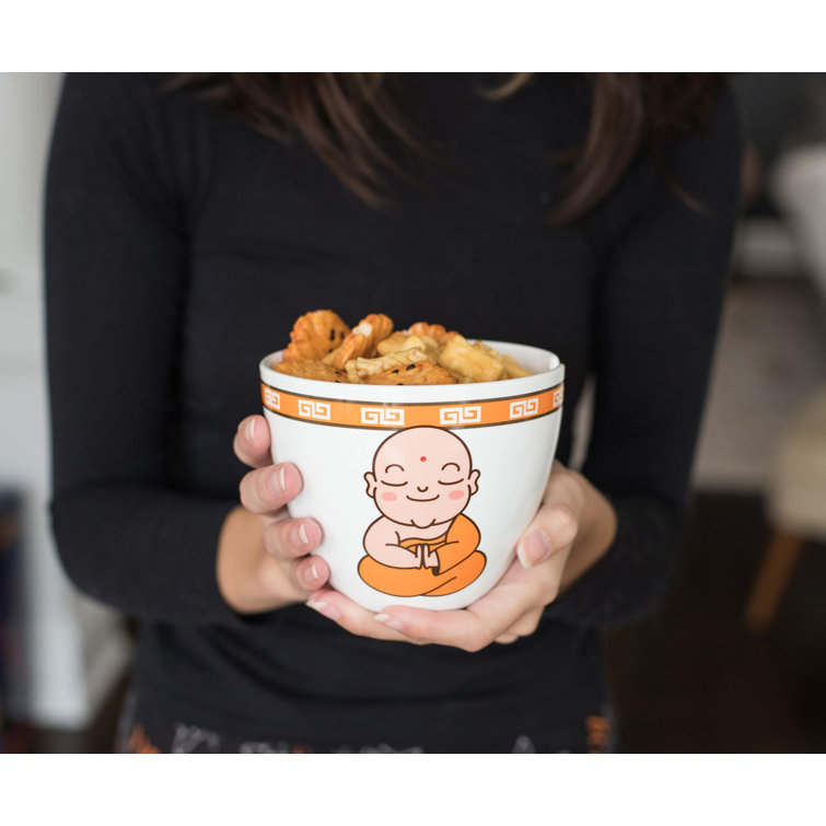 Bungalow Rose Hungry Buddha Japanese Dinnerware Set | 16-ounce Ramen ...