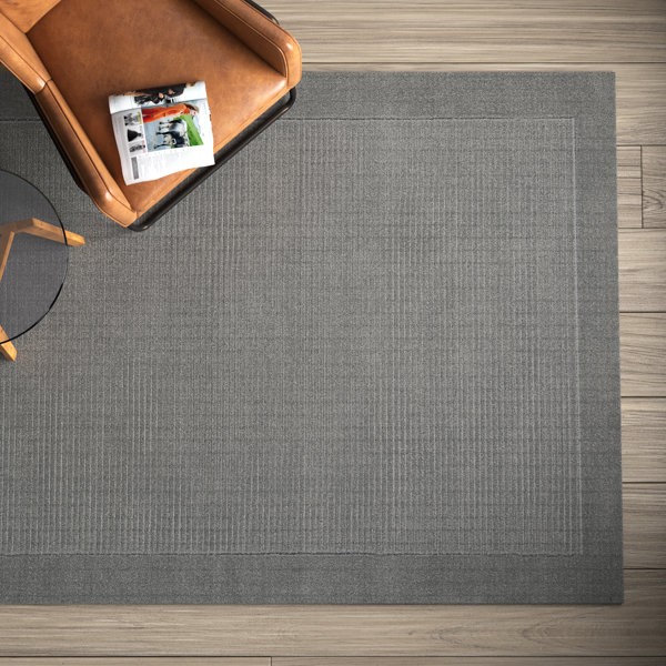 Trent Austin Abernethy Solid Colour Wool Hand Woven Area Rug & Reviews ...