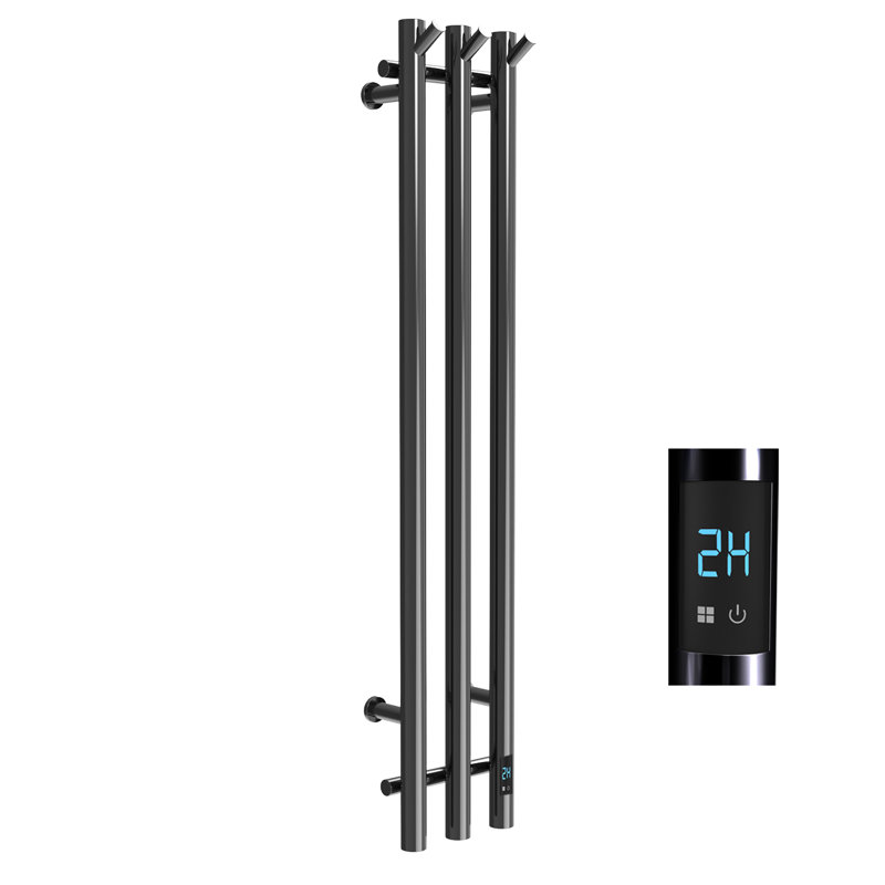 Porlae 3-pole circular wall mounted electric towel rack, bathroom ...