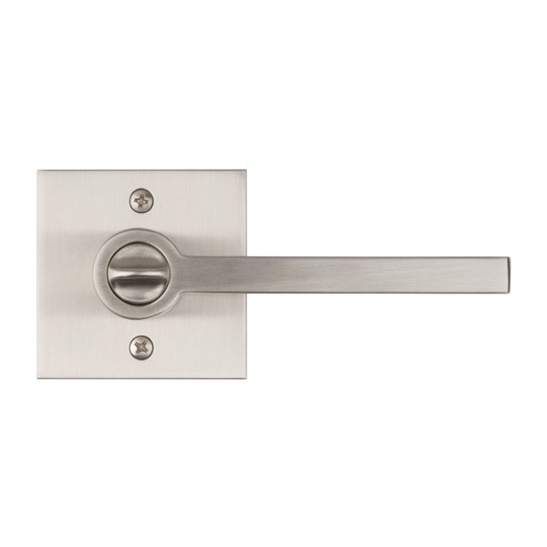 Baldwin Satin Nickel Entry Door Lever | Wayfair