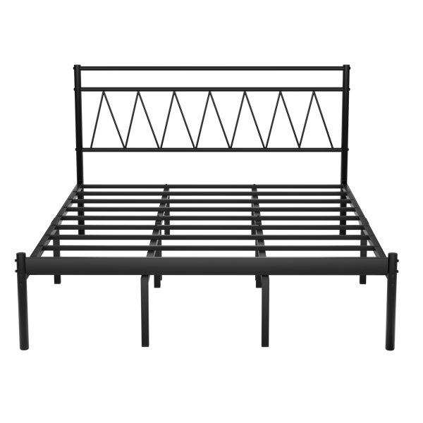 Ebern Designs Nicketa 39.2" Metal Bedframe with Central Bed Support ...
