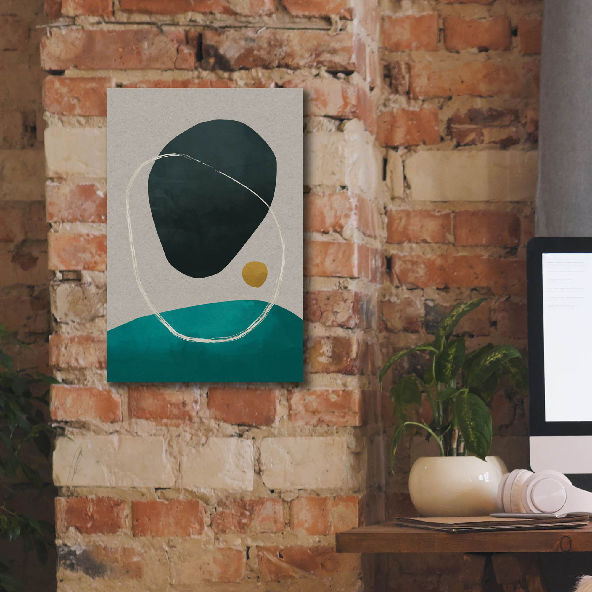 Ivy Bronx Erund Scandi Pebbles 10 On Canvas by Gary Williams Print ...