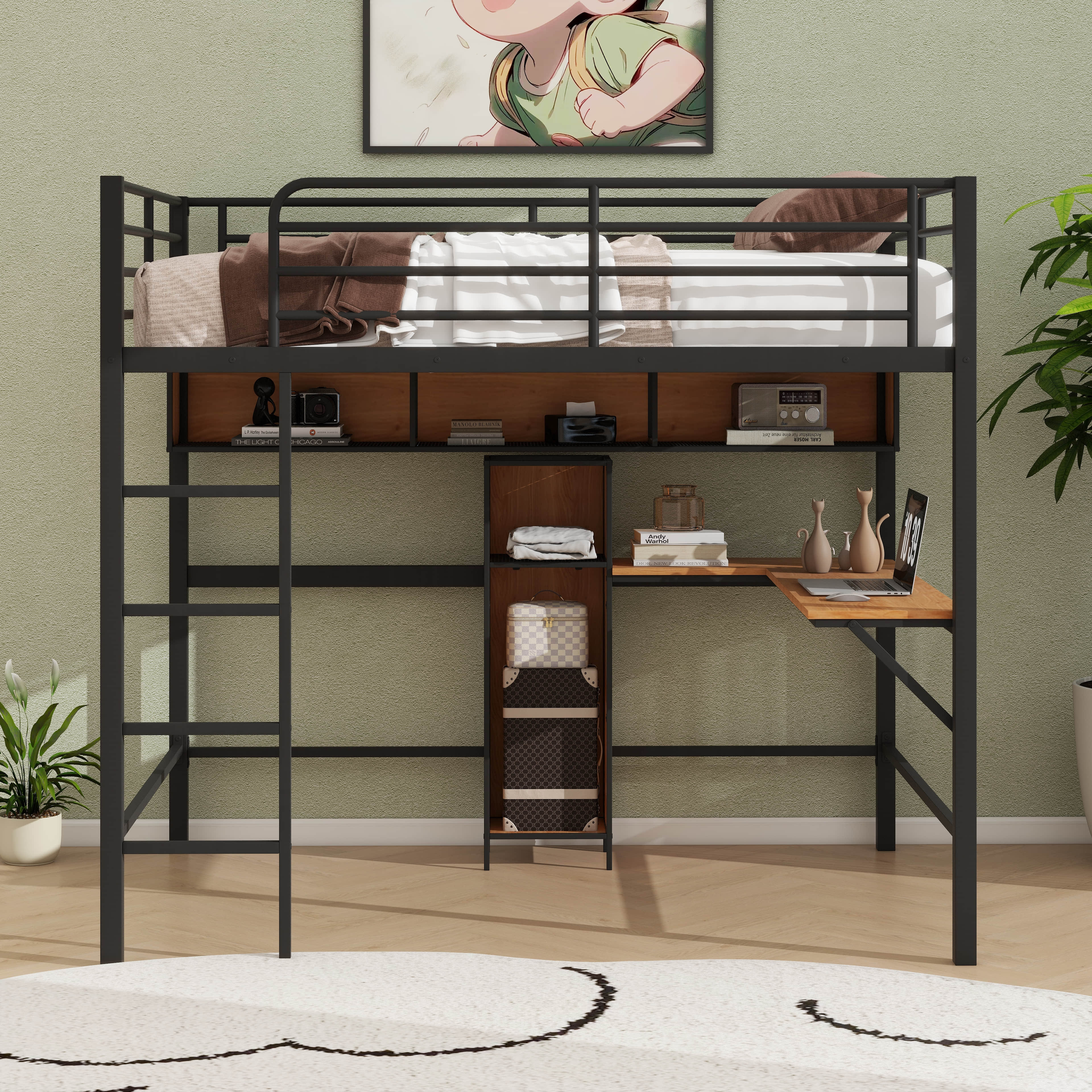Mason & Marbles Evia Kids Full Loft Bed - Wayfair Canada