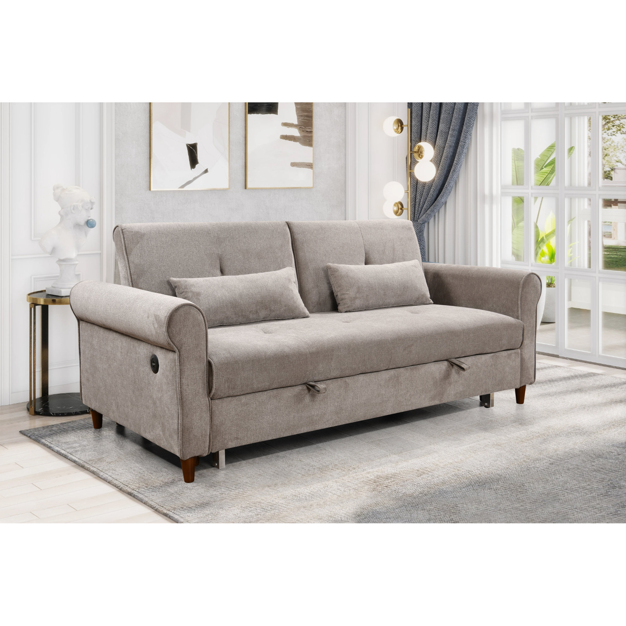 Red Barrel Studio® Quantesha 78'' Sofa Bed | Wayfair