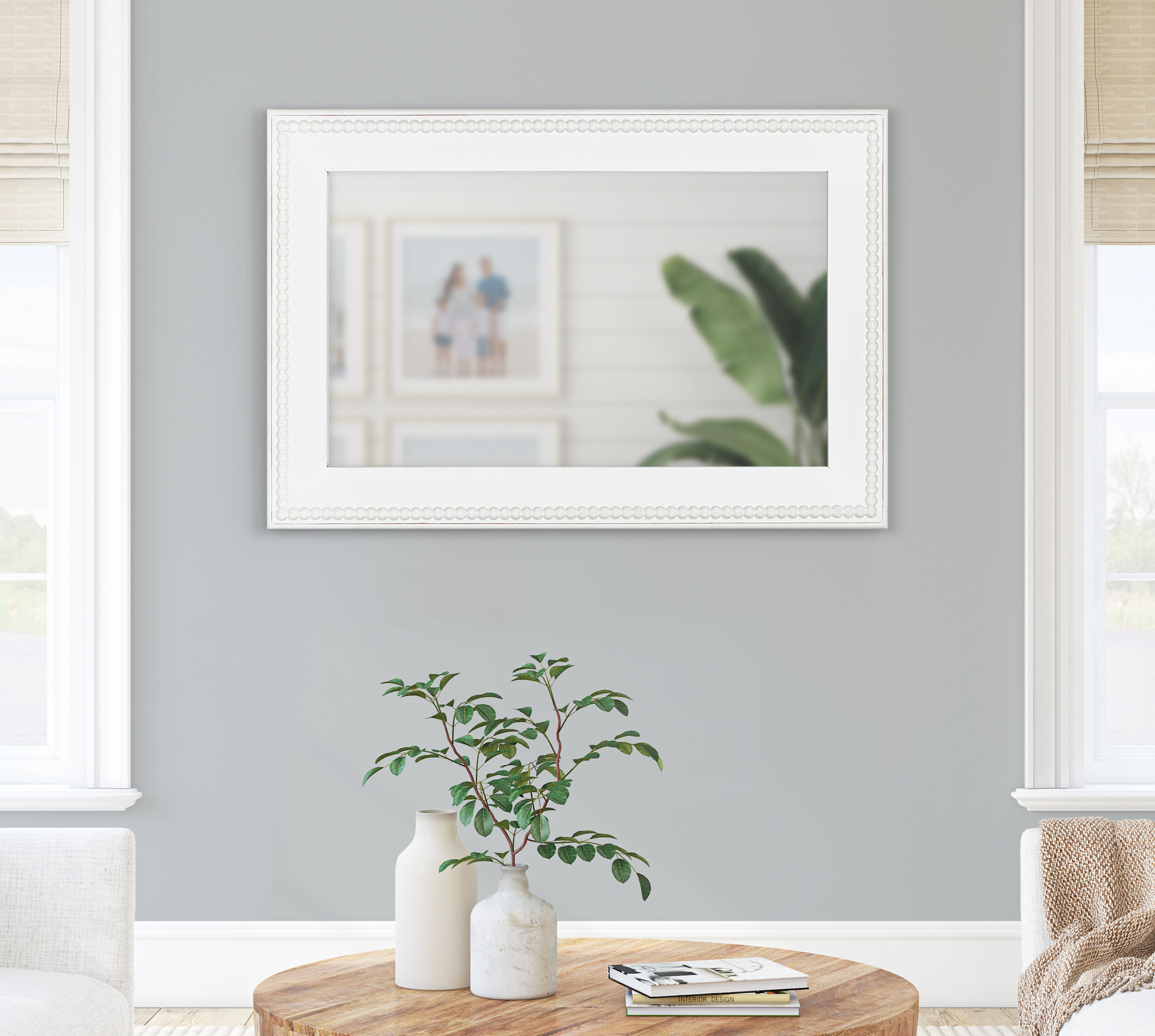 Lark Manor™ Wamblee Wood Rectangle Framed Wall Mounted Traditional ...