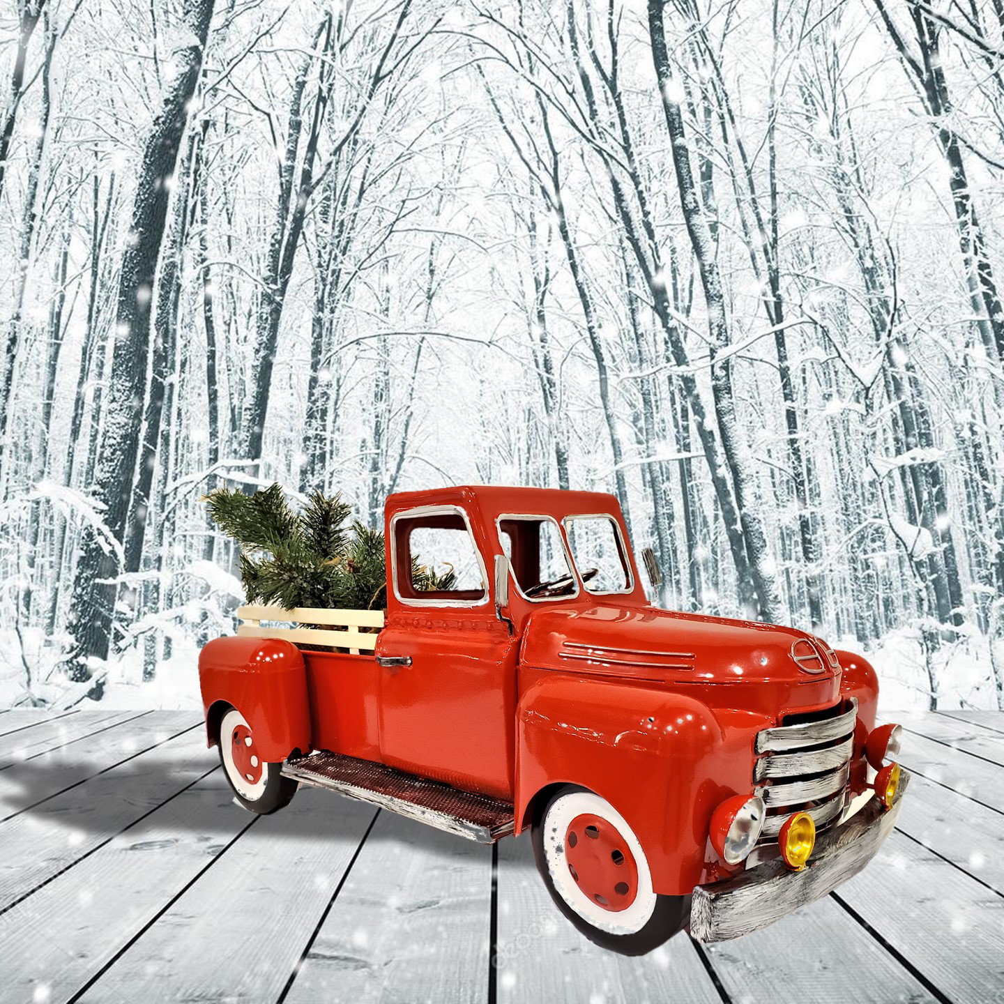 ZaerLtdInternational Red Metal Truck Decoration - Wayfair Canada