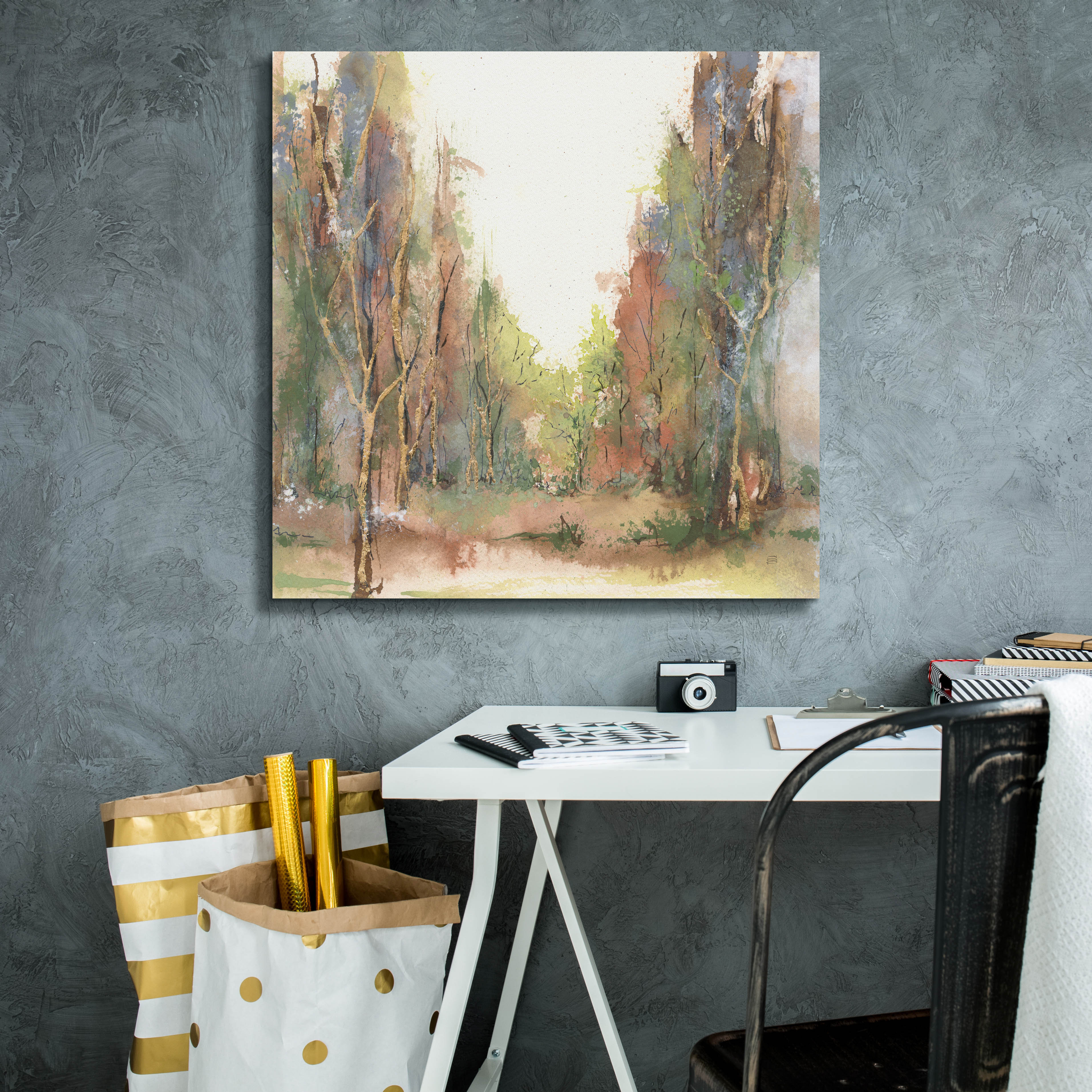 Epic Graffiti 'Gilded Path 2' by Chris Paschke Canvas Wall Art, 26" x ...