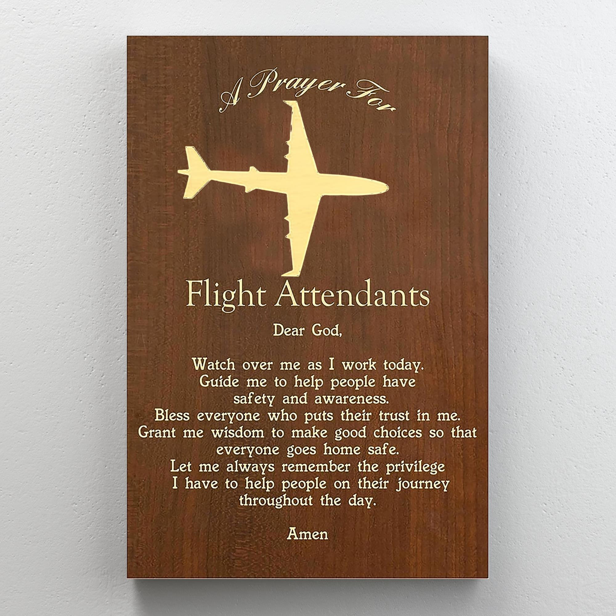 Trinx Anxhela A Prayer For Flight Attendants On Canvas Graphic Art ...