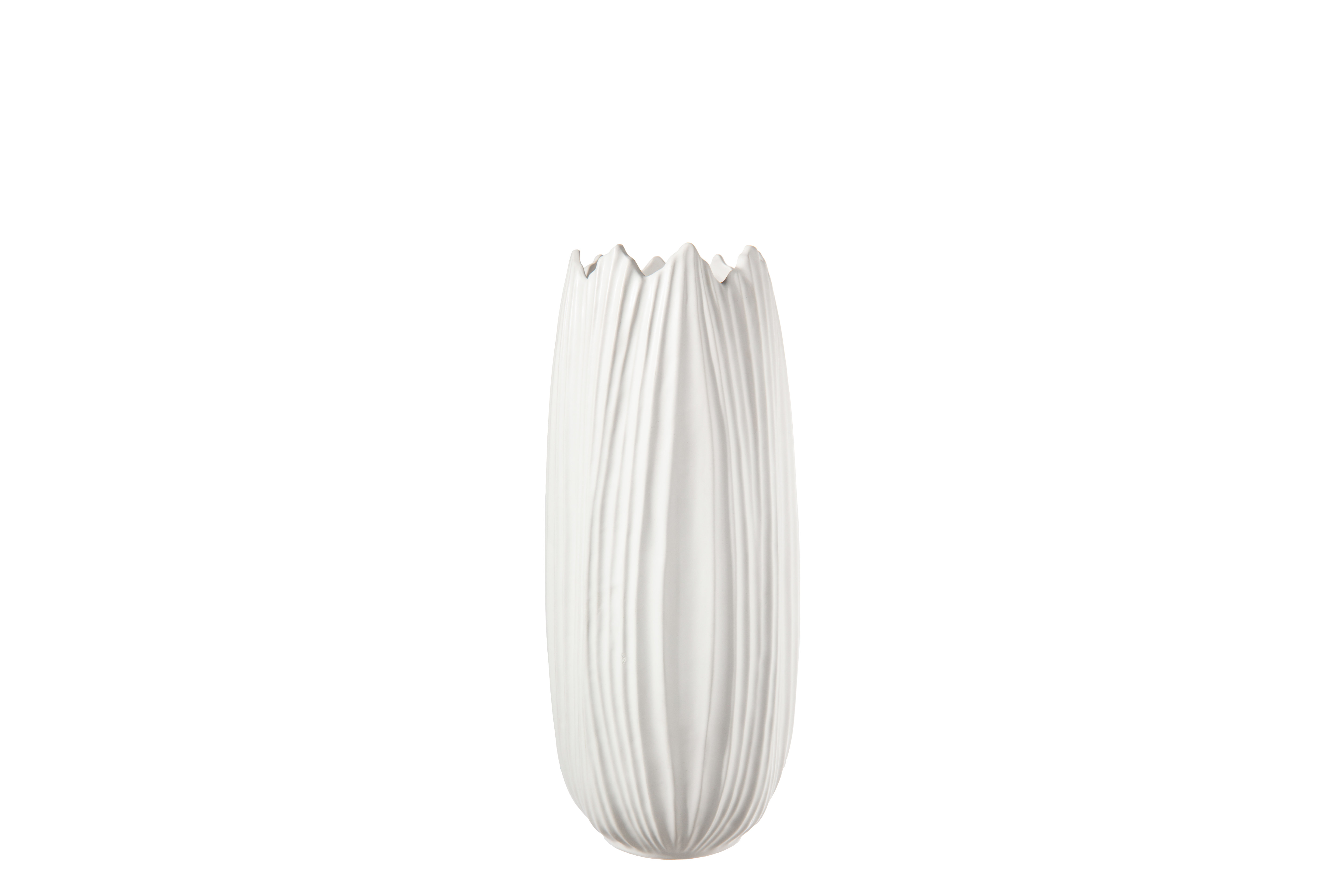 Ivy Bronx White Ceramic Table Vase | Wayfair