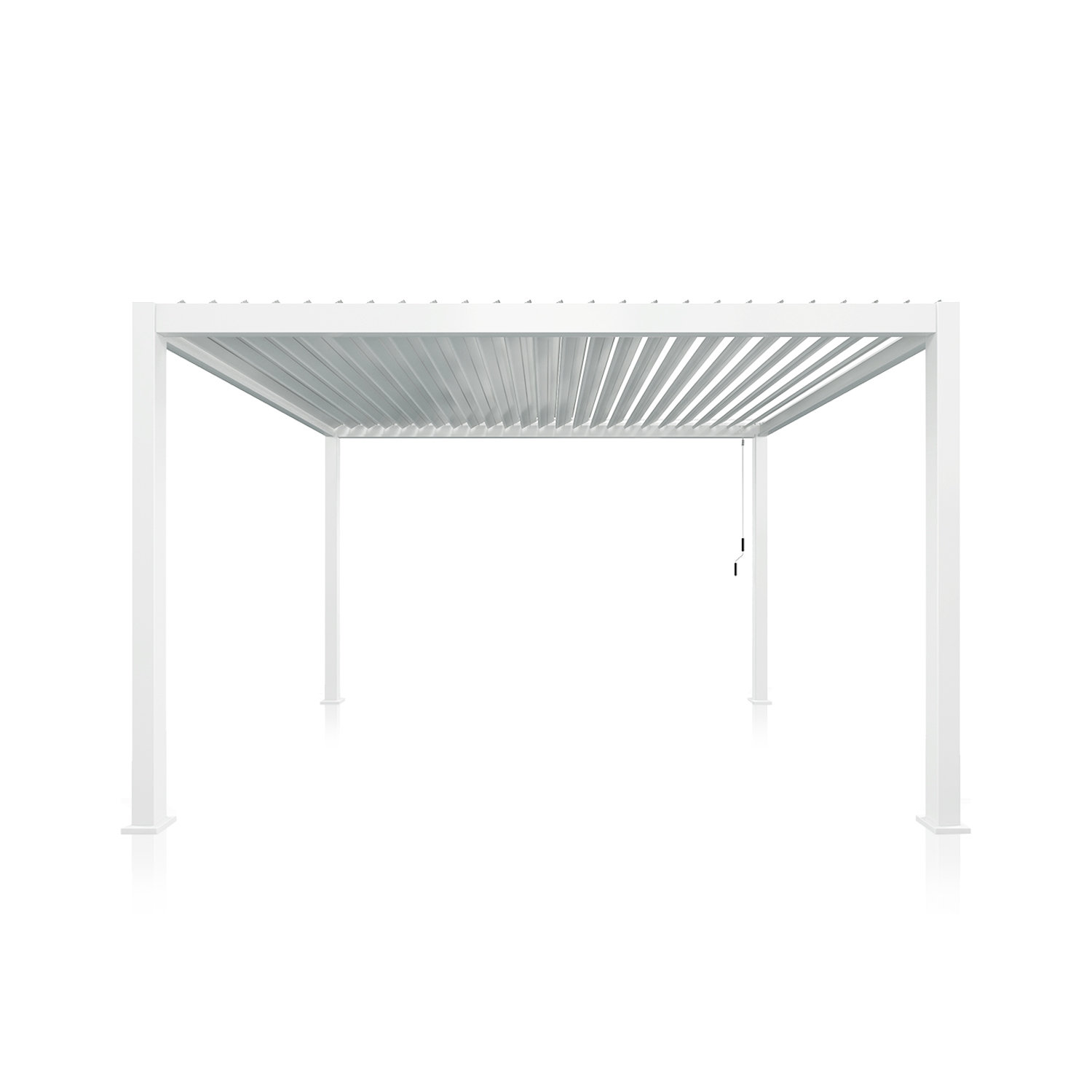 Mirador 111DA Full Aluminum Frame Pergola with Adjustable Double-Layer ...