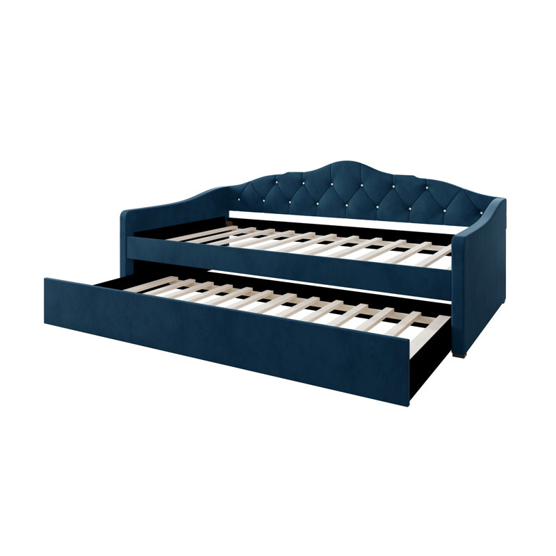 Red Barrel Studio® Caitronia Upholstered Daybed with Trundle & Reviews ...