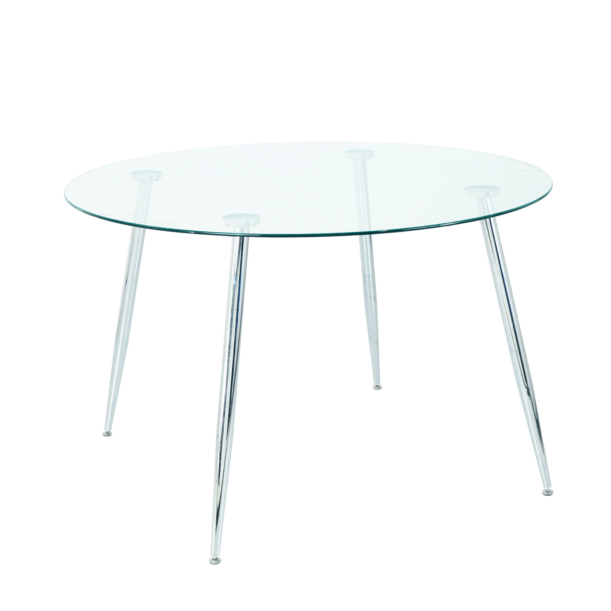 Ivy Bronx Modern Simple Glass Table | Wayfair