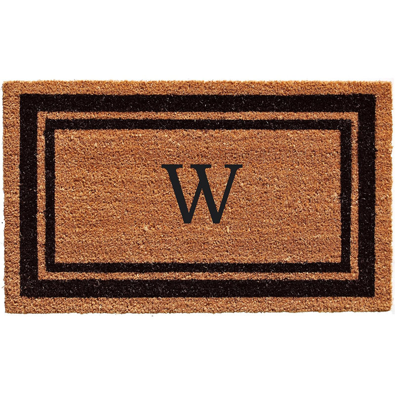 One Allium Way® 18" X 30" Monogram Door Mats | Wayfair