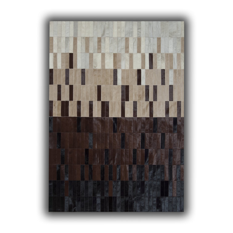 Union Rustic Jaylene Abstract Brown/Beige Area Rug | Wayfair.co.uk
