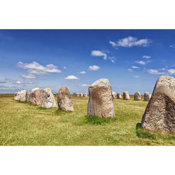 17 Stories Ales Stenar Standing Stones by Feferoni - Wrapped Canvas ...