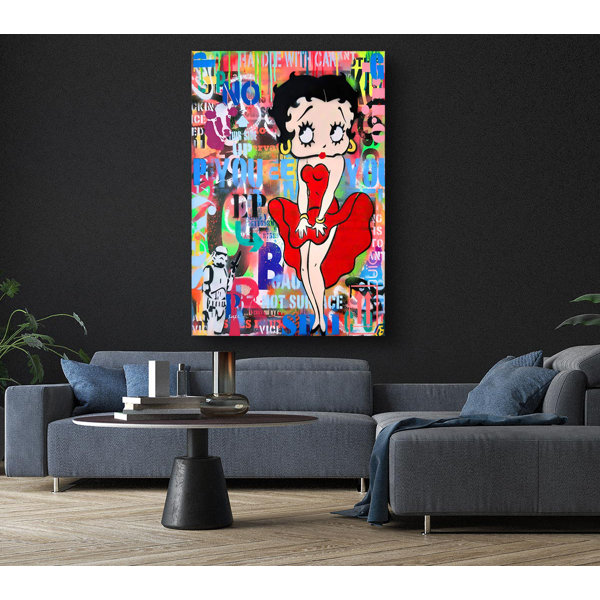 Bright Star Betty Boop - Wrapped Canvas Graphic Art | Wayfair.co.uk